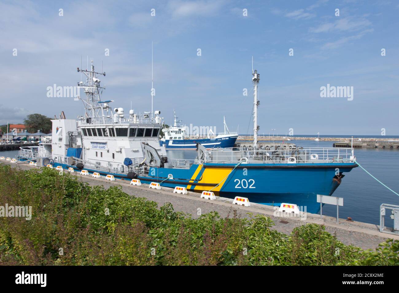 SIMRISHAMN, SWEDEN ON SEPTEMBER 03, 2011. View of a Swedish Coast Guard ...