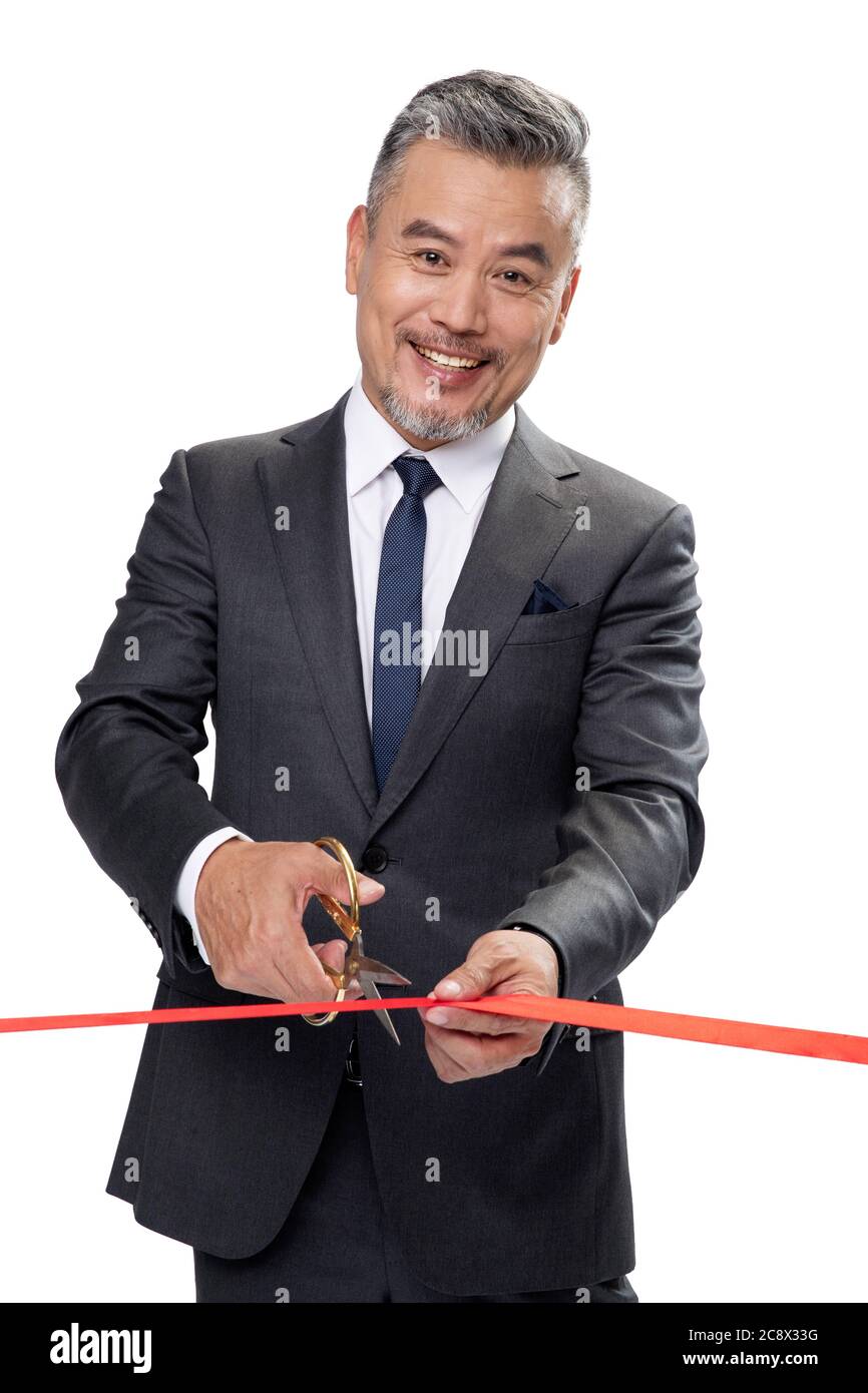 Men holding ribbon hi-res stock photography and images - Alamy