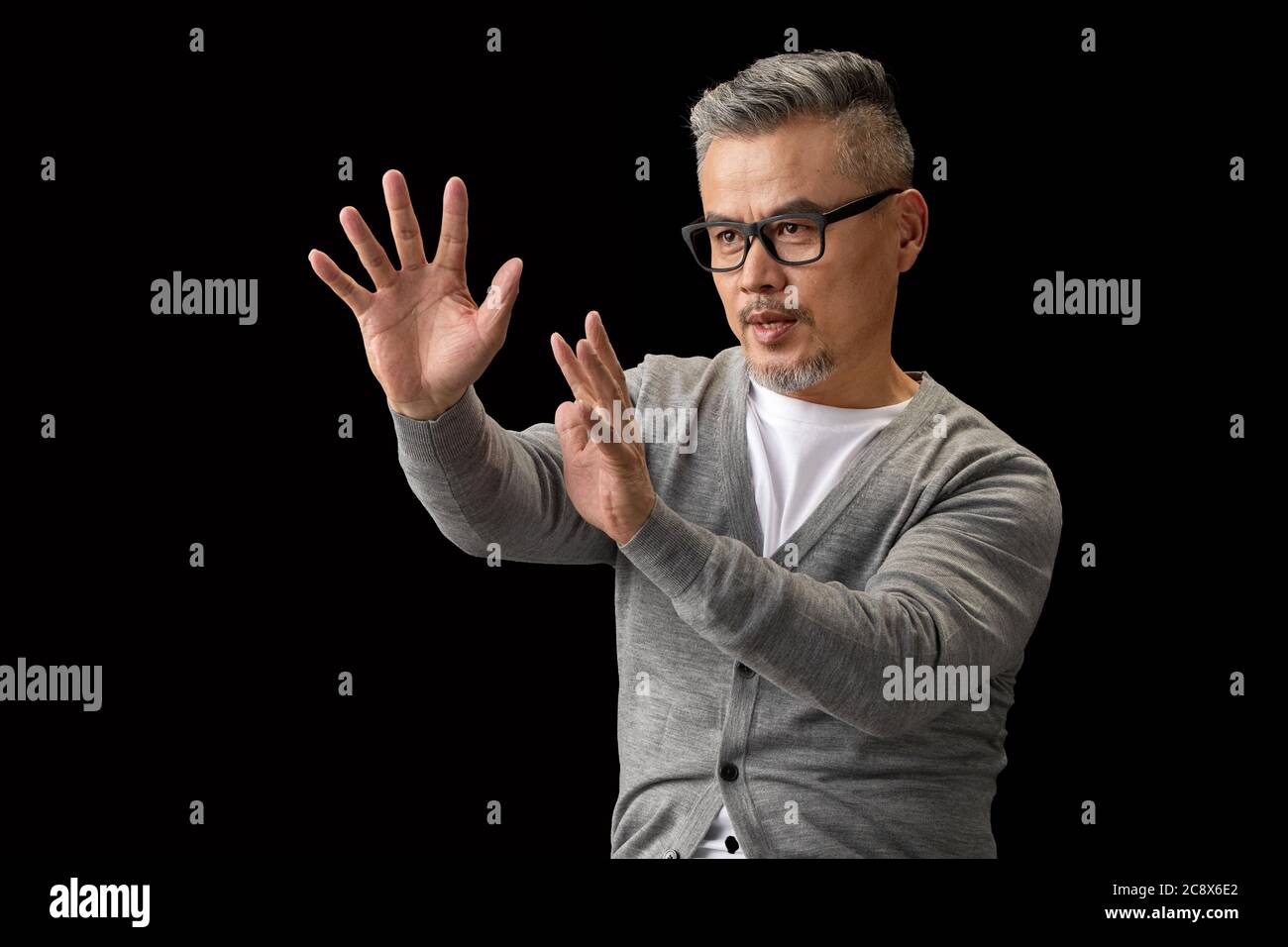 Well dressed man gestures hi-res stock photography and images - Alamy
