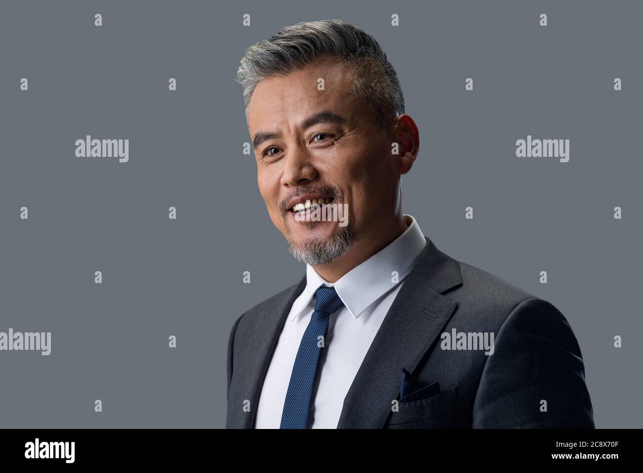 Self-confidence mature business man Stock Photo - Alamy