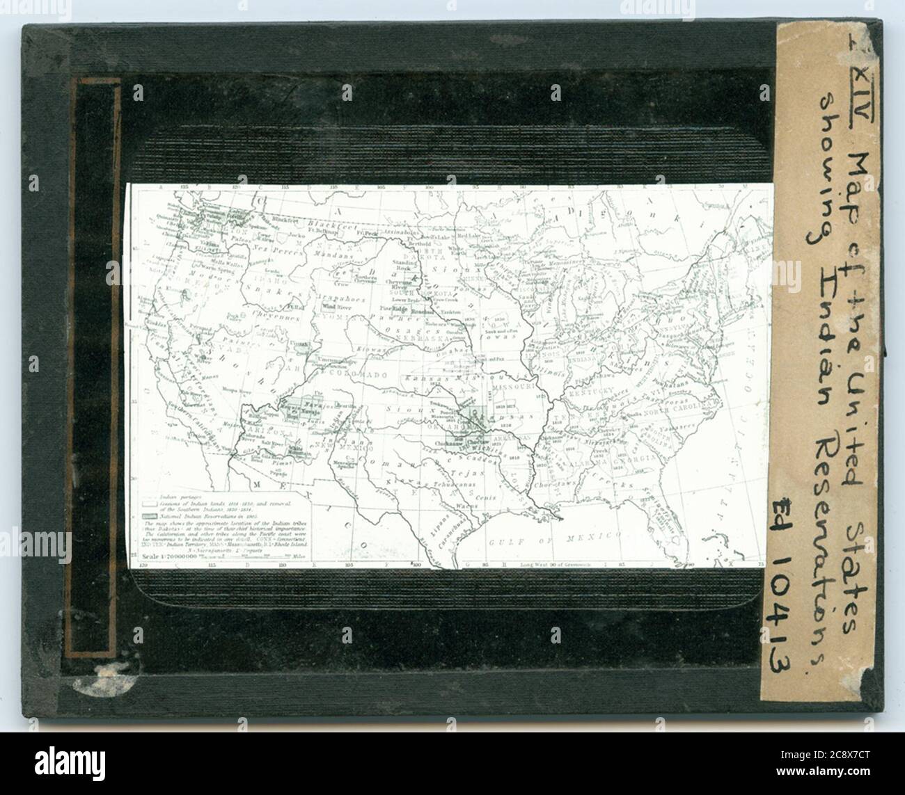 Indian reservations map hi-res stock photography and images - Alamy