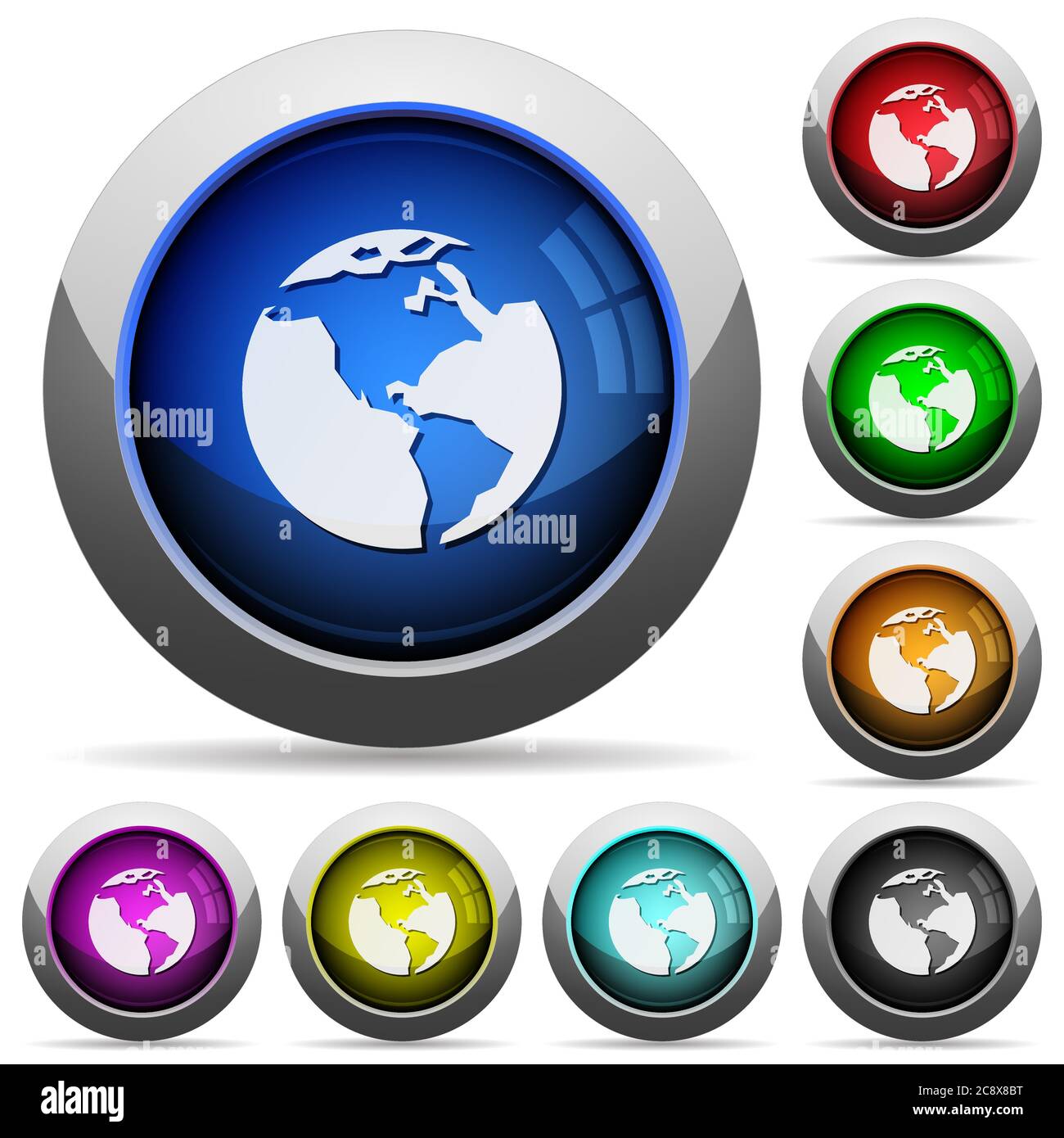 Structure of continents Stock Vector Images - Alamy