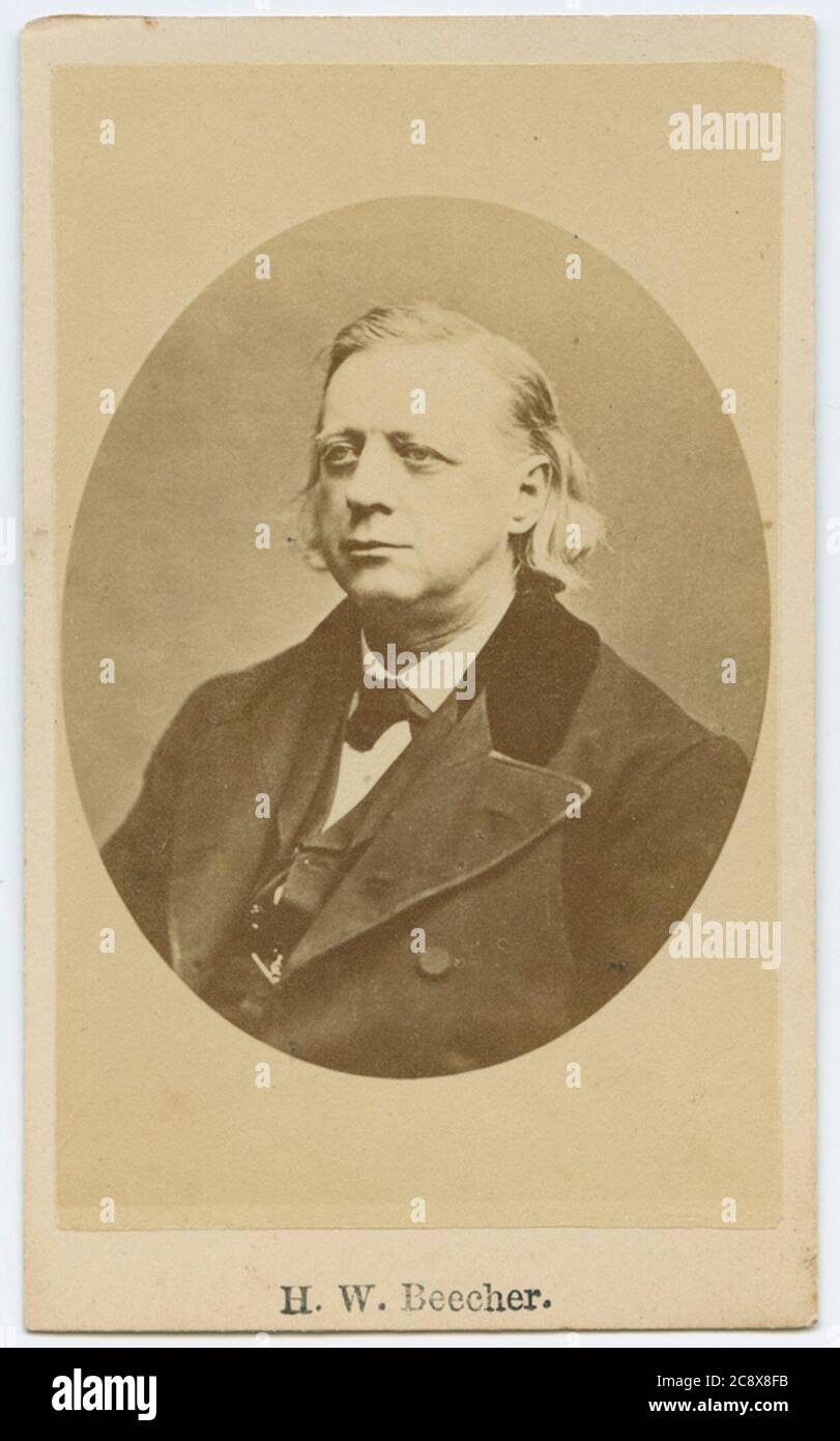 H w beecher hi-res stock photography and images - Alamy