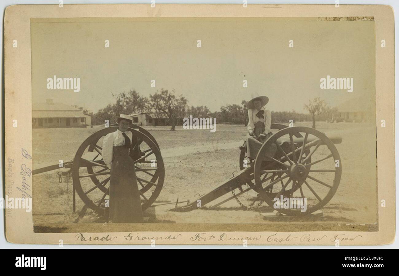Parade Grounds, Fort Duncan, Eagle Pass, Texas Stock Photo - Alamy