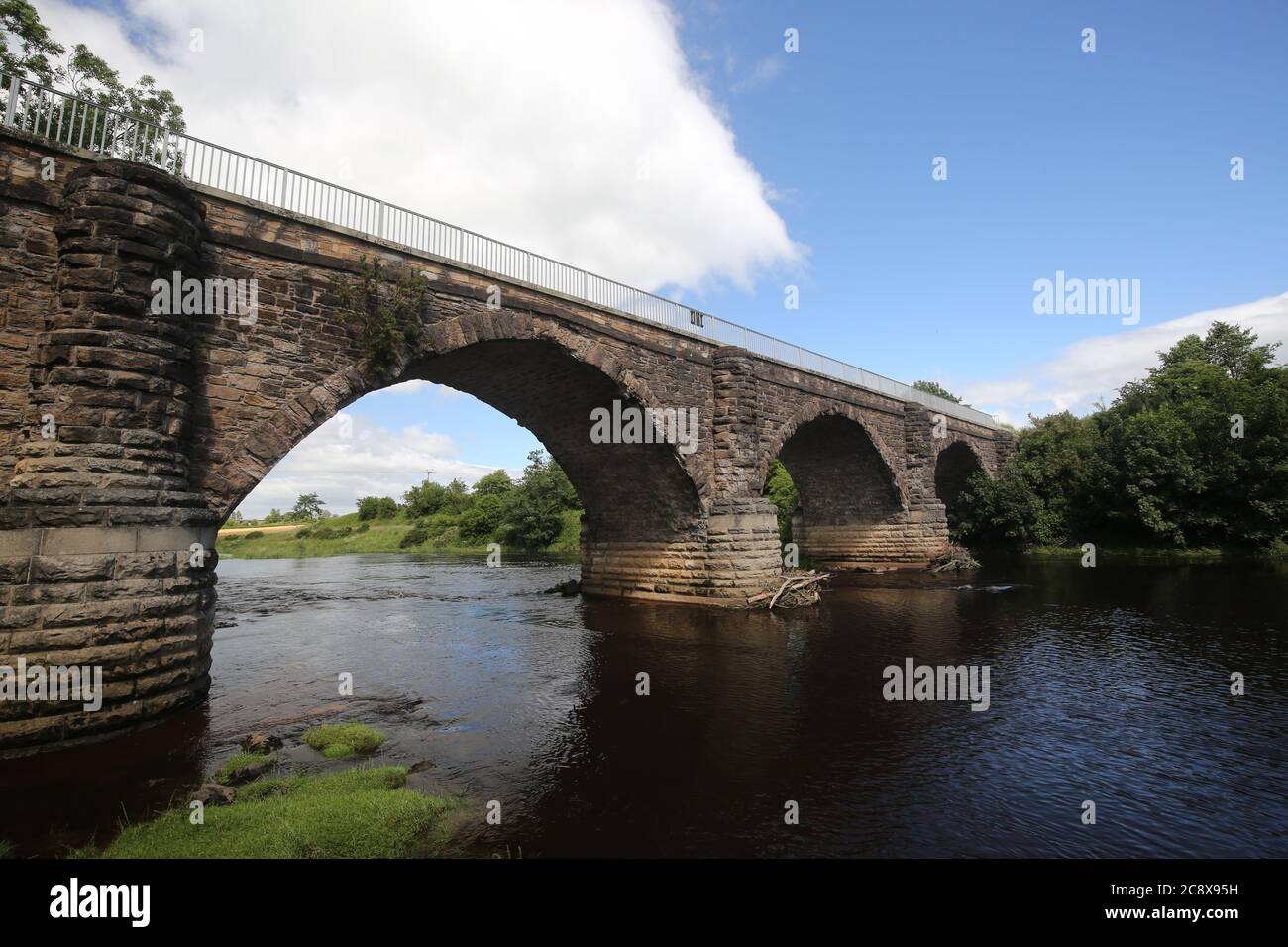Scotland, Ayrshire, July 2020 Laigh Milton Viaduct:or Milton Bridge ...