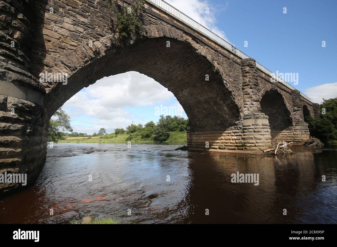 Scotland, Ayrshire, July 2020 Laigh Milton Viaduct:or Milton Bridge ...