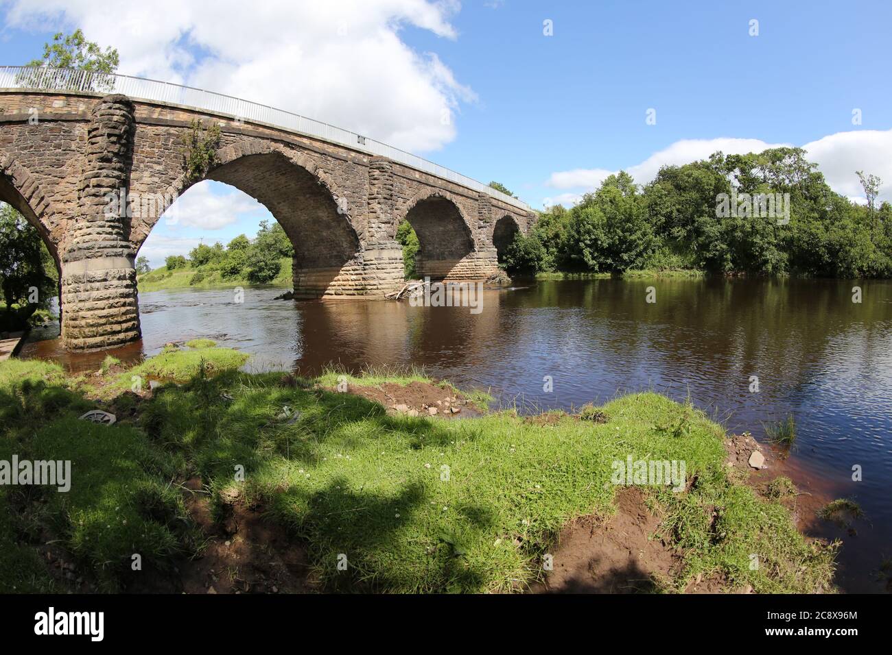 Scotland, Ayrshire, July 2020 Laigh Milton Viaduct:or Milton Bridge ...