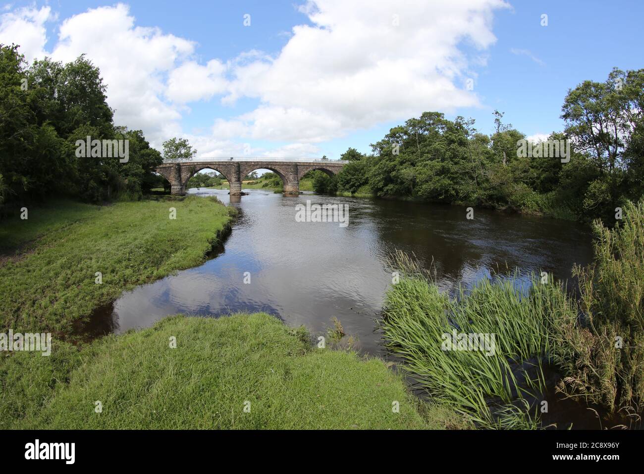 Scotland, Ayrshire, July 2020 Laigh Milton Viaduct:or Milton Bridge ...