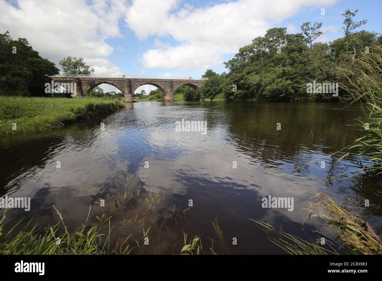 Scotland, Ayrshire, July 2020 Laigh Milton Viaduct:or Milton Bridge ...