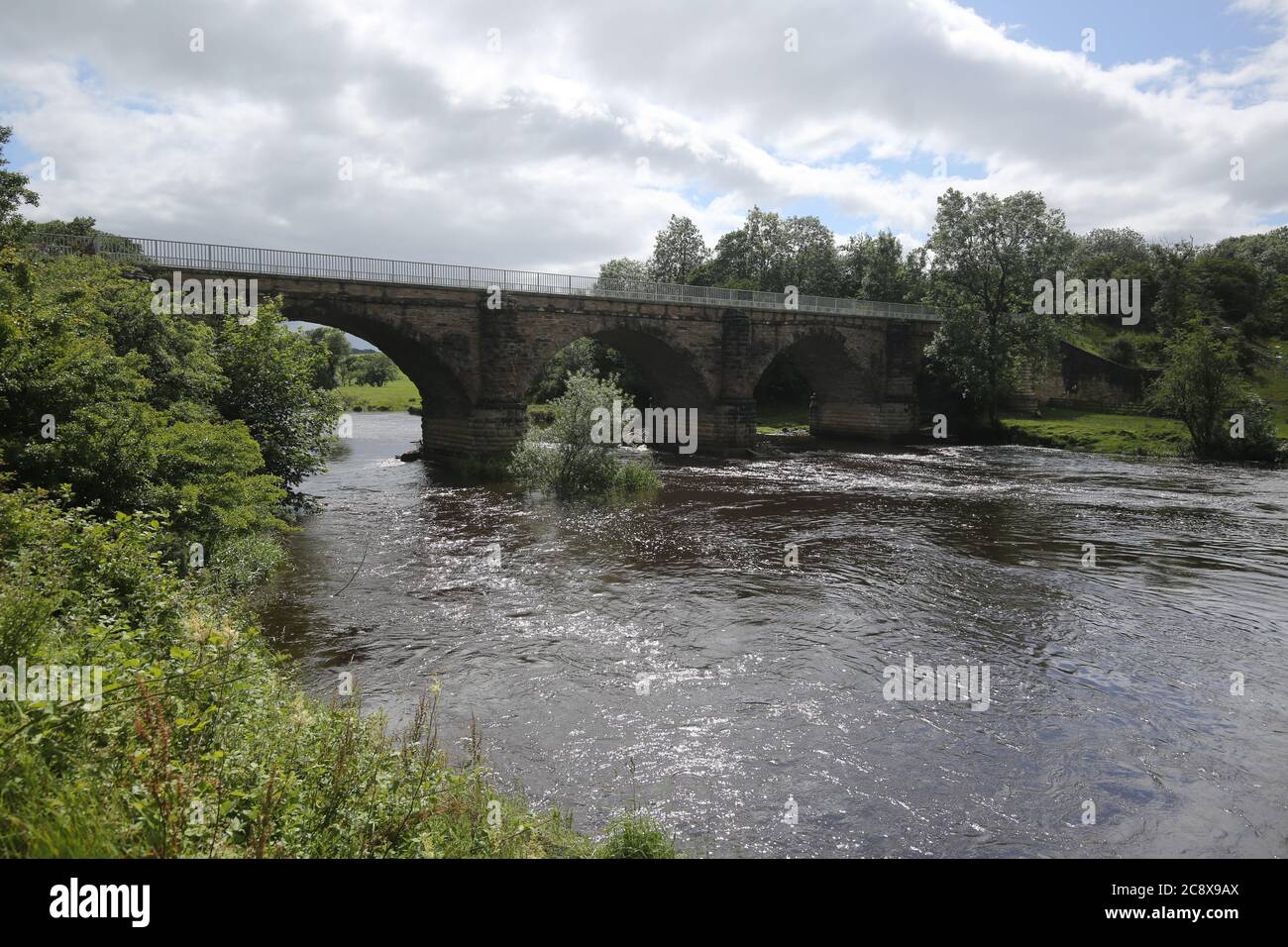 Scotland, Ayrshire, July 2020 Laigh Milton Viaduct:or Milton Bridge ...