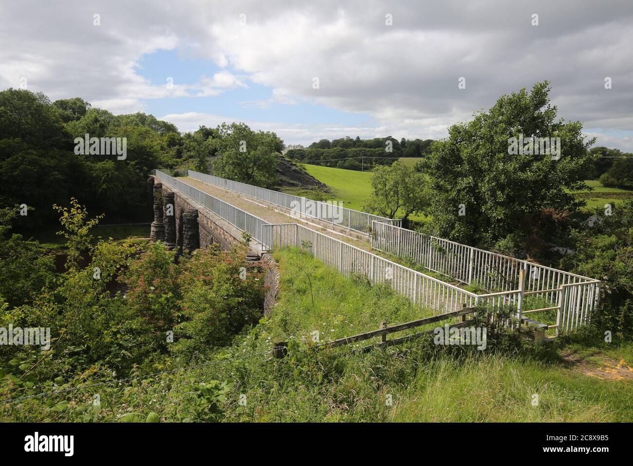 Scotland, Ayrshire, July 2020 Laigh Milton Viaduct:or Milton Bridge ...