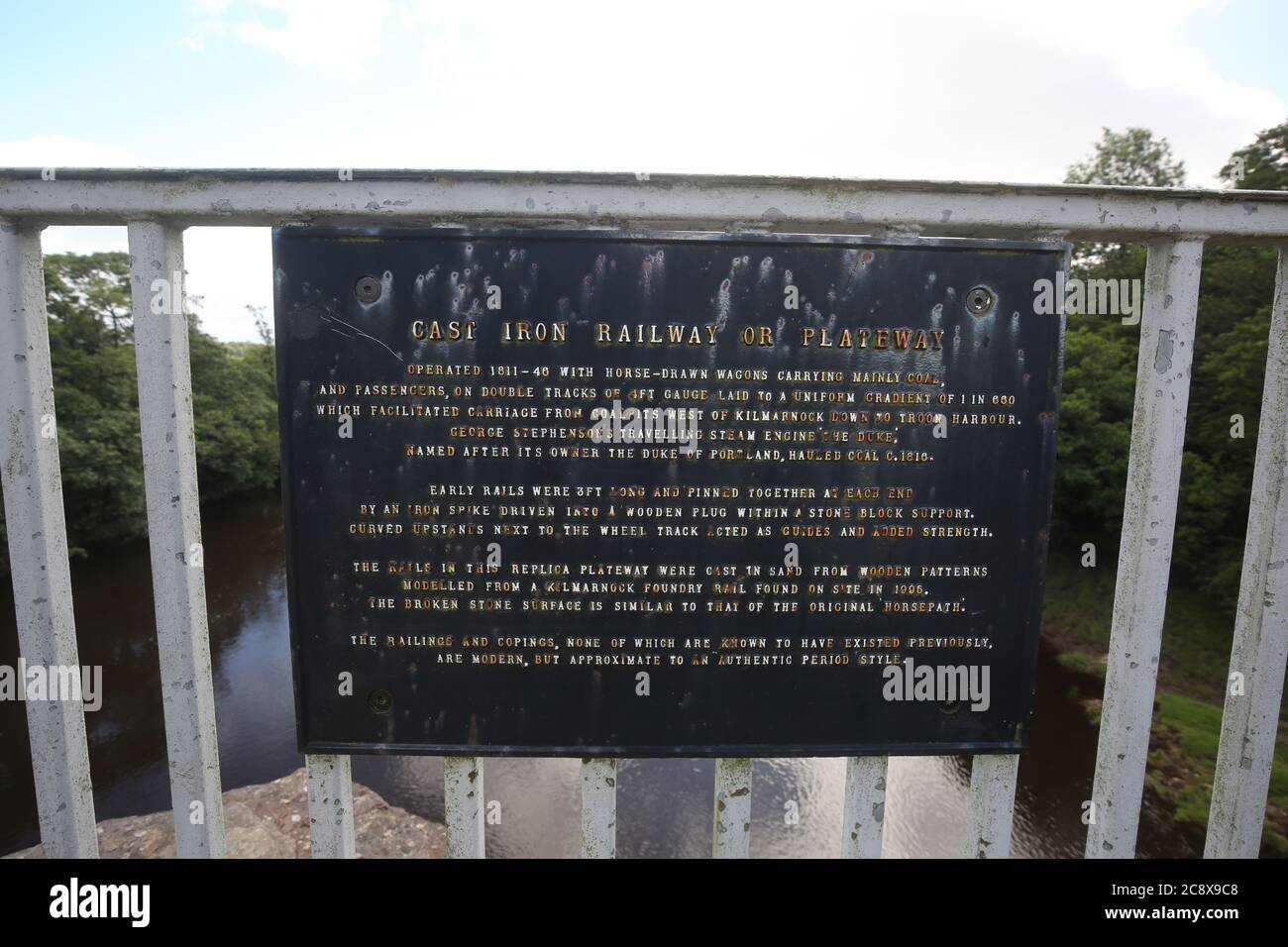 Scotland, Ayrshire, July 2020 Laigh Milton Viaduct:or Milton Bridge ...