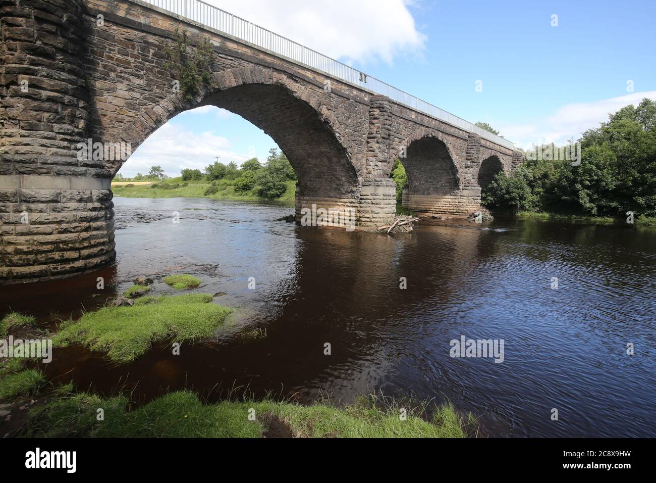 Scotland, Ayrshire, July 2020 Laigh Milton Viaduct:or Milton Bridge ...