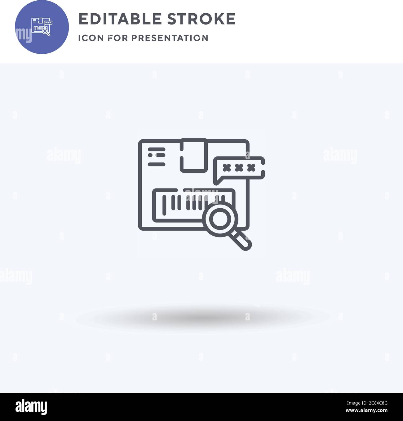 Tracking icon vector, filled flat sign, solid pictogram isolated on ...