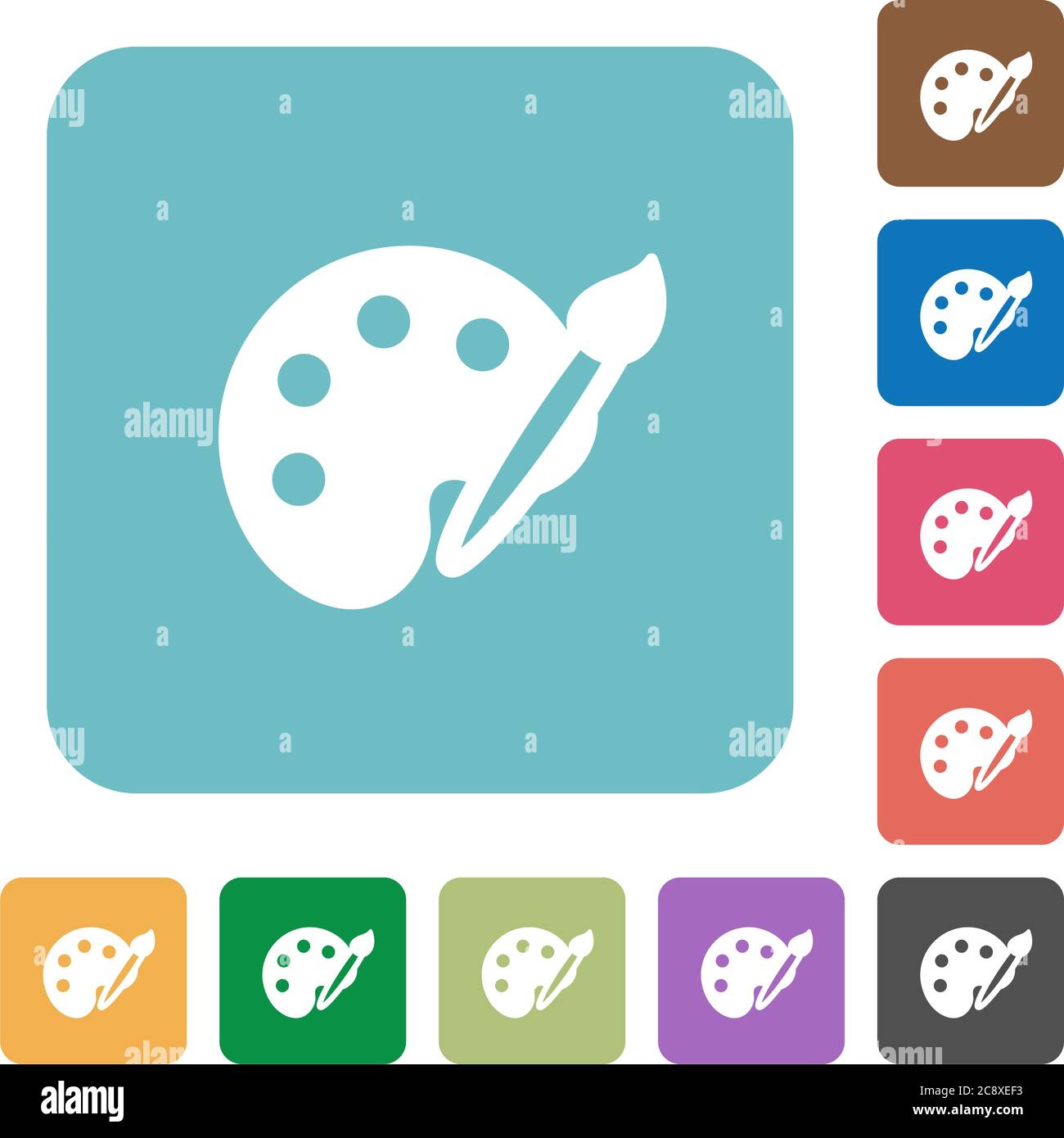 Multi color oil paint Stock Vector Images - Alamy