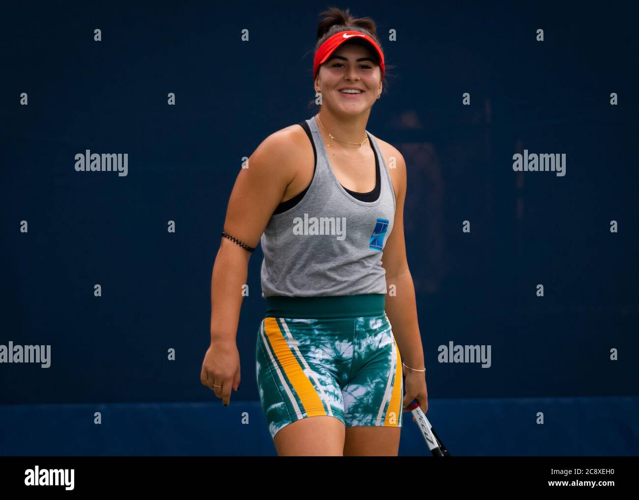 Bianca Andreescu of Canada during practice at the 2019 US Open Grand ...