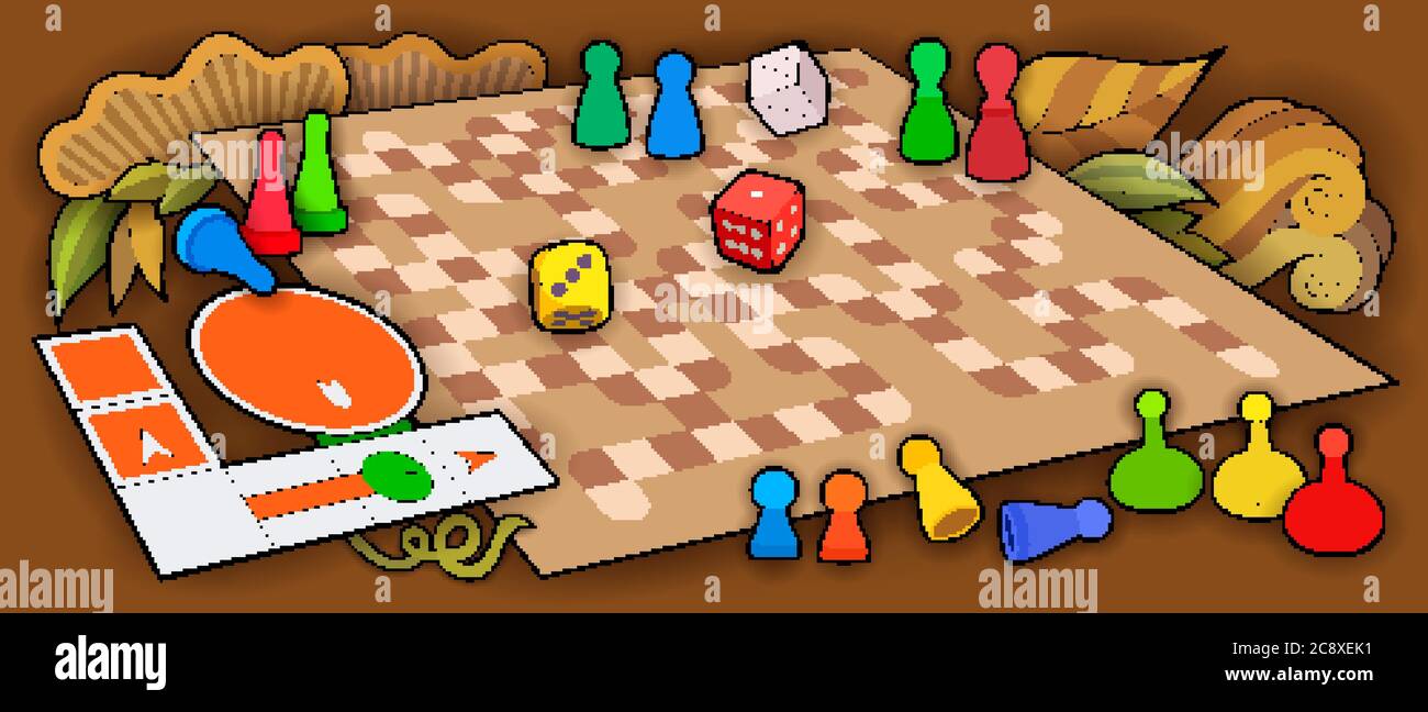 Cartoon cute doodles kids toys and board games Stock Vector Image & Art ...