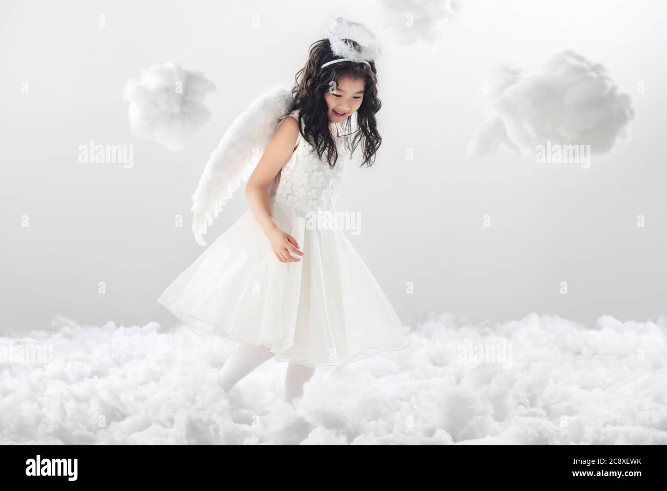 The angel to play Stock Photo - Alamy