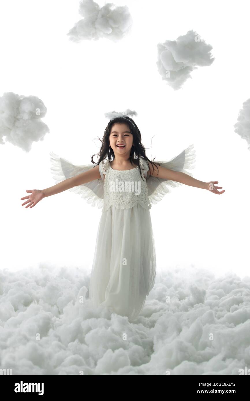 Angel running hi-res stock photography and images - Alamy