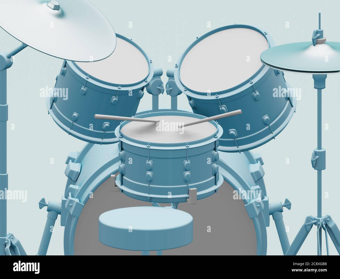 Stylized illustration drum set hi-res stock photography and images - Alamy