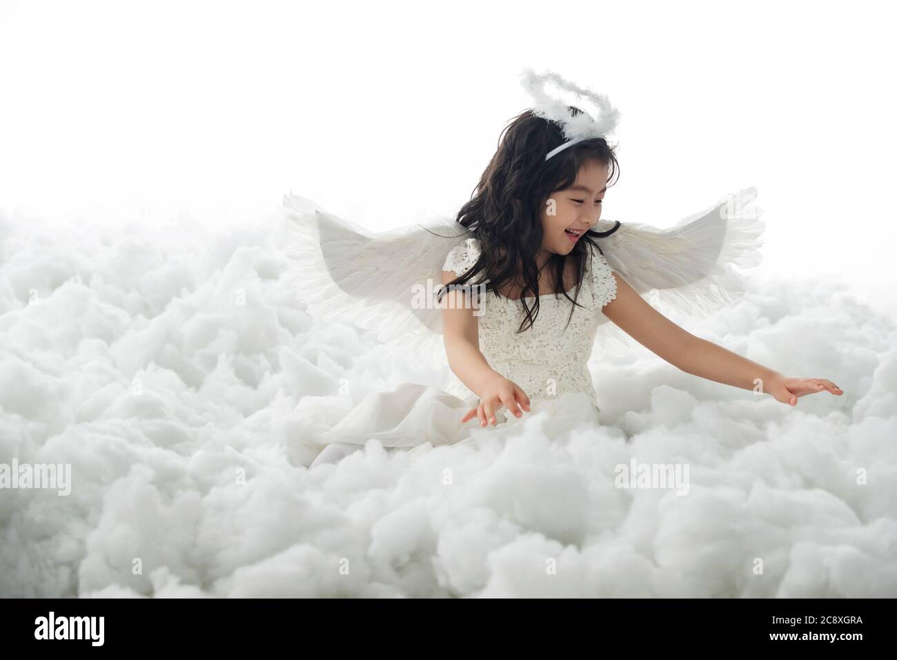The angel to play Stock Photo - Alamy