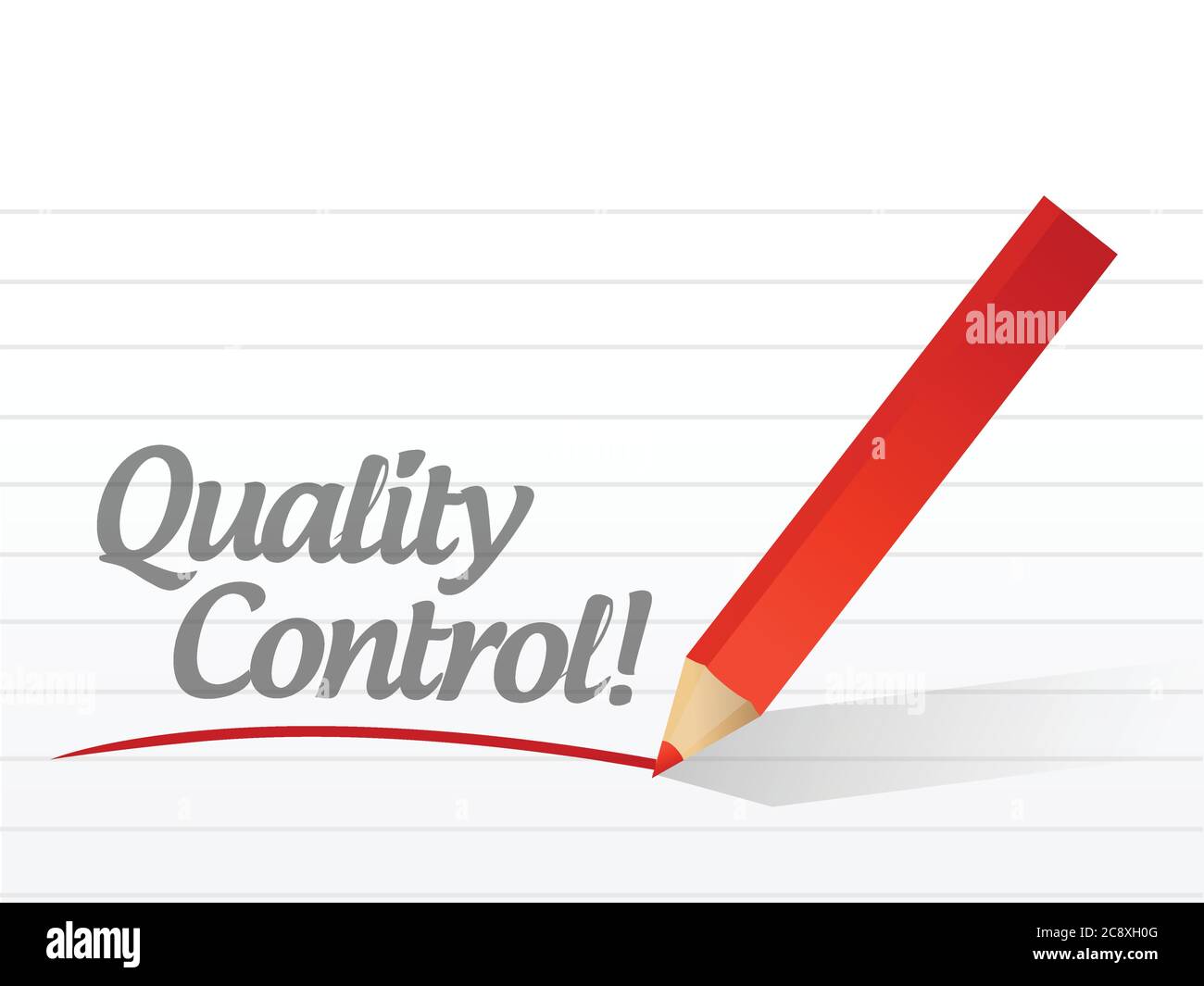 Qc quality control Stock Vector Images - Alamy