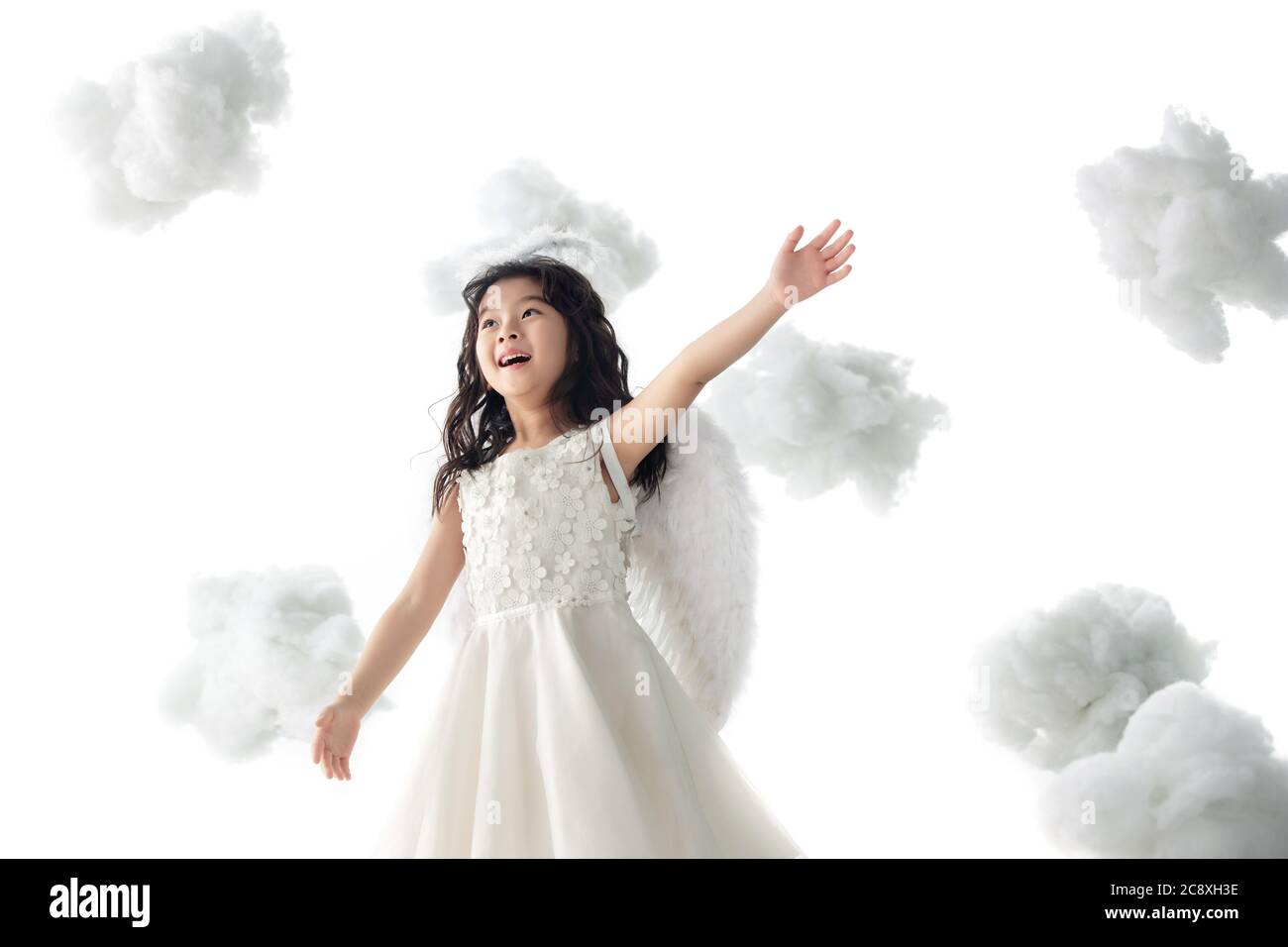 The angel to play Stock Photo - Alamy