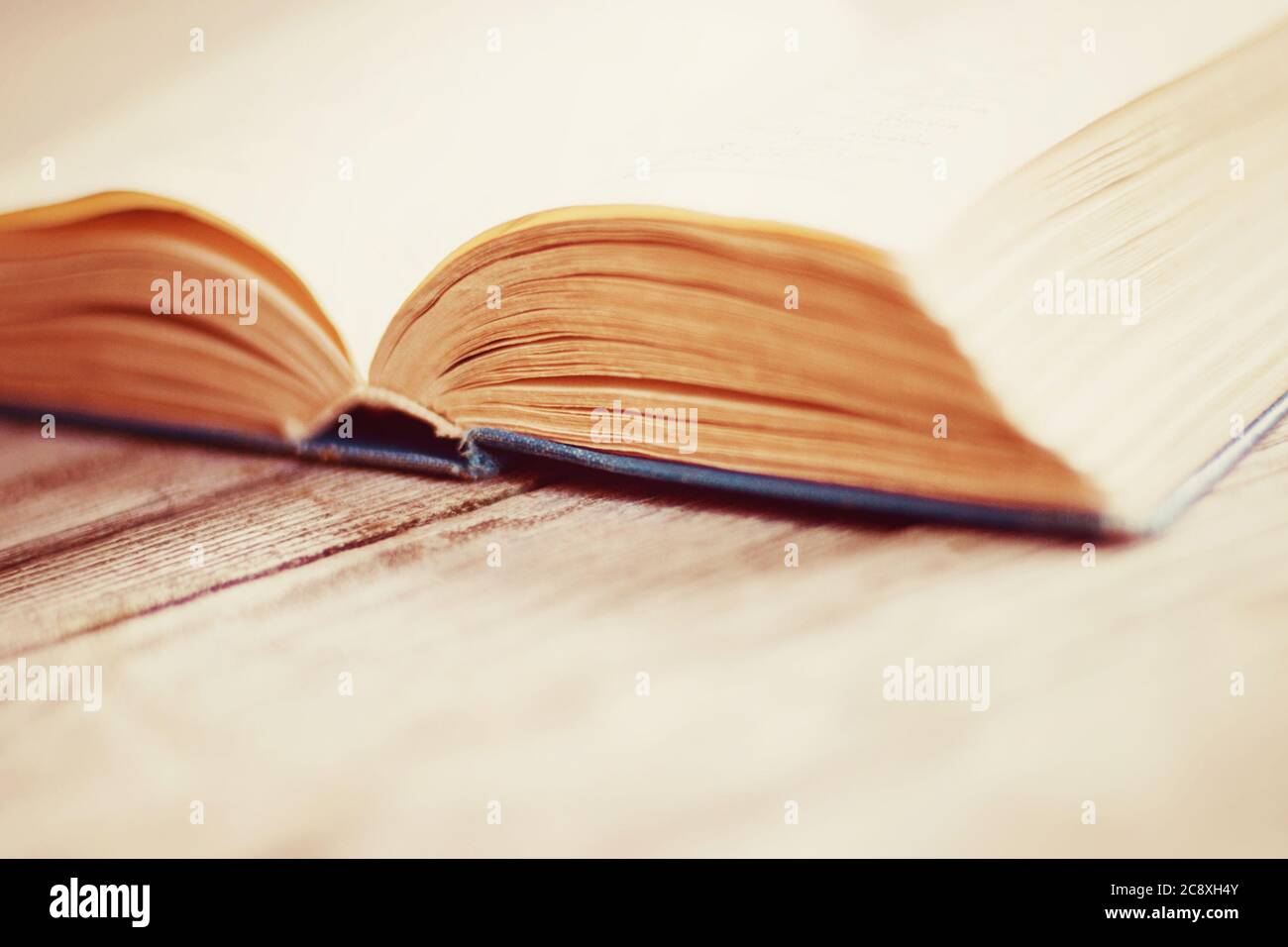old book open paper book for retro background Stock Photo - Alamy
