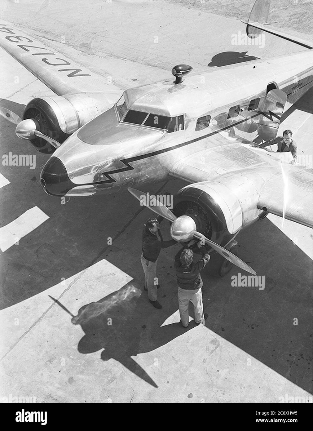 Lockheed 12a Electra Junior High Resolution Stock Photography and ...