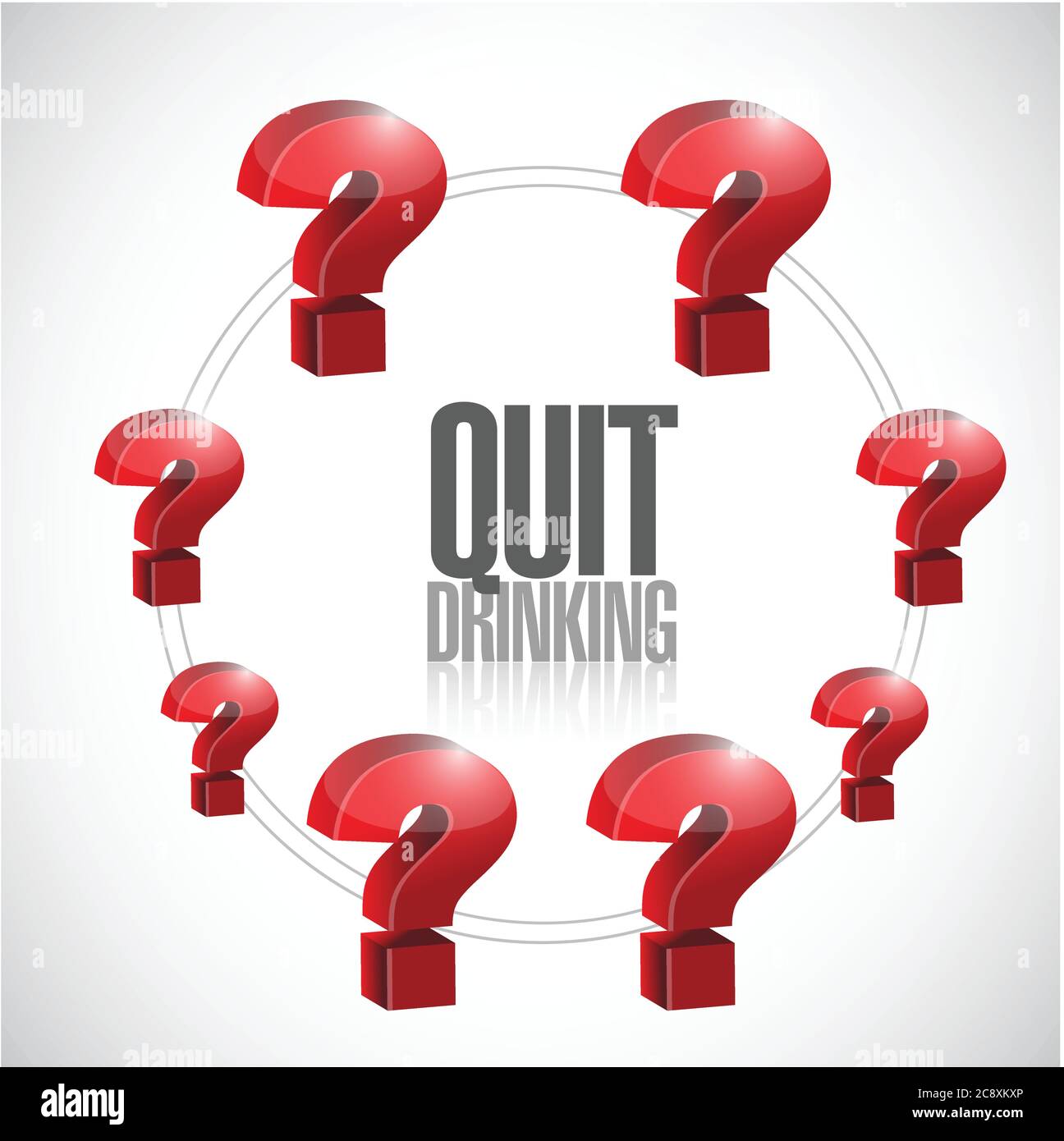 Quit drinking Stock Vector Images - Alamy