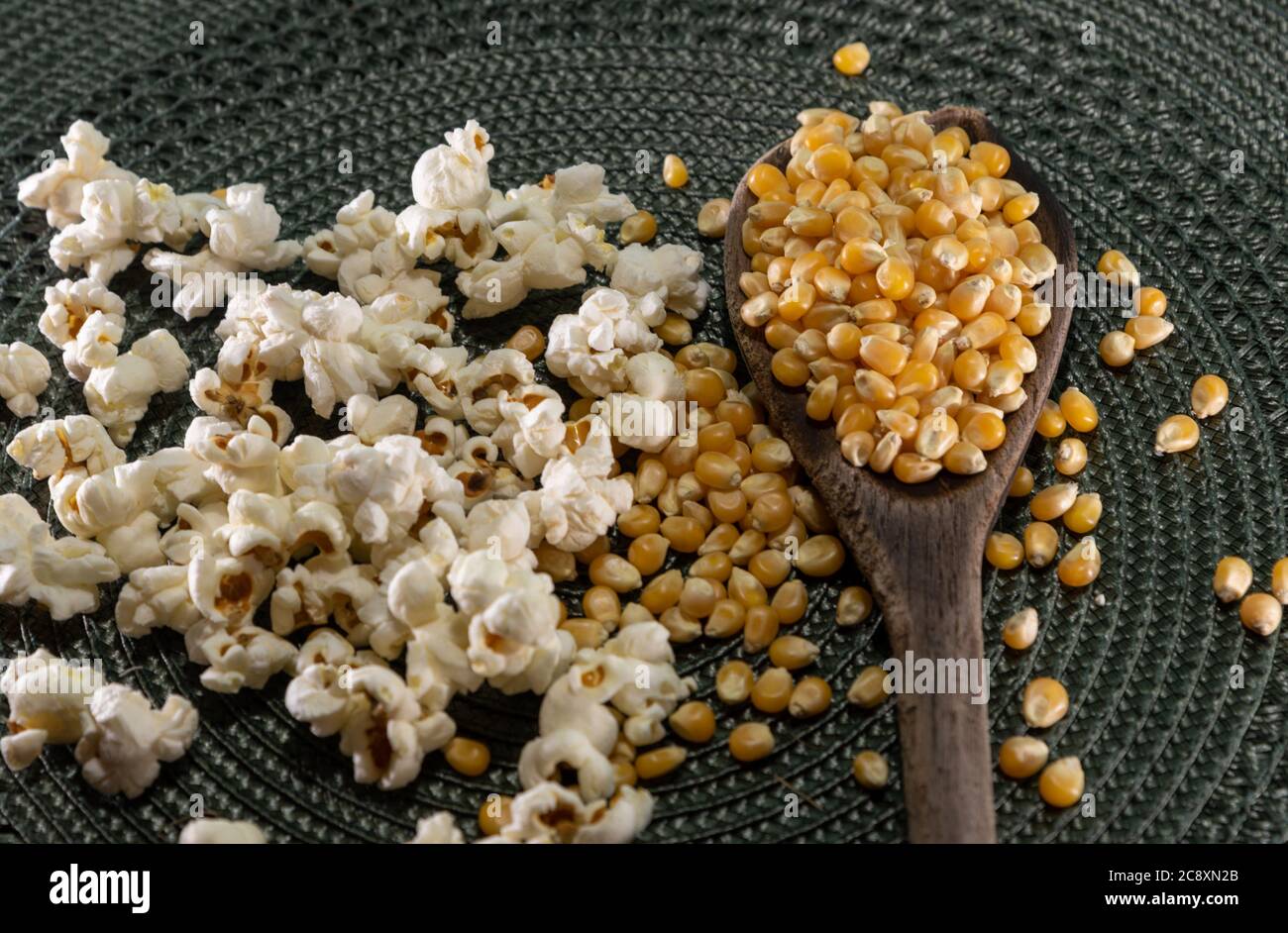 Popcorn kernels. Popcorn is a little different from the usual, as it ...