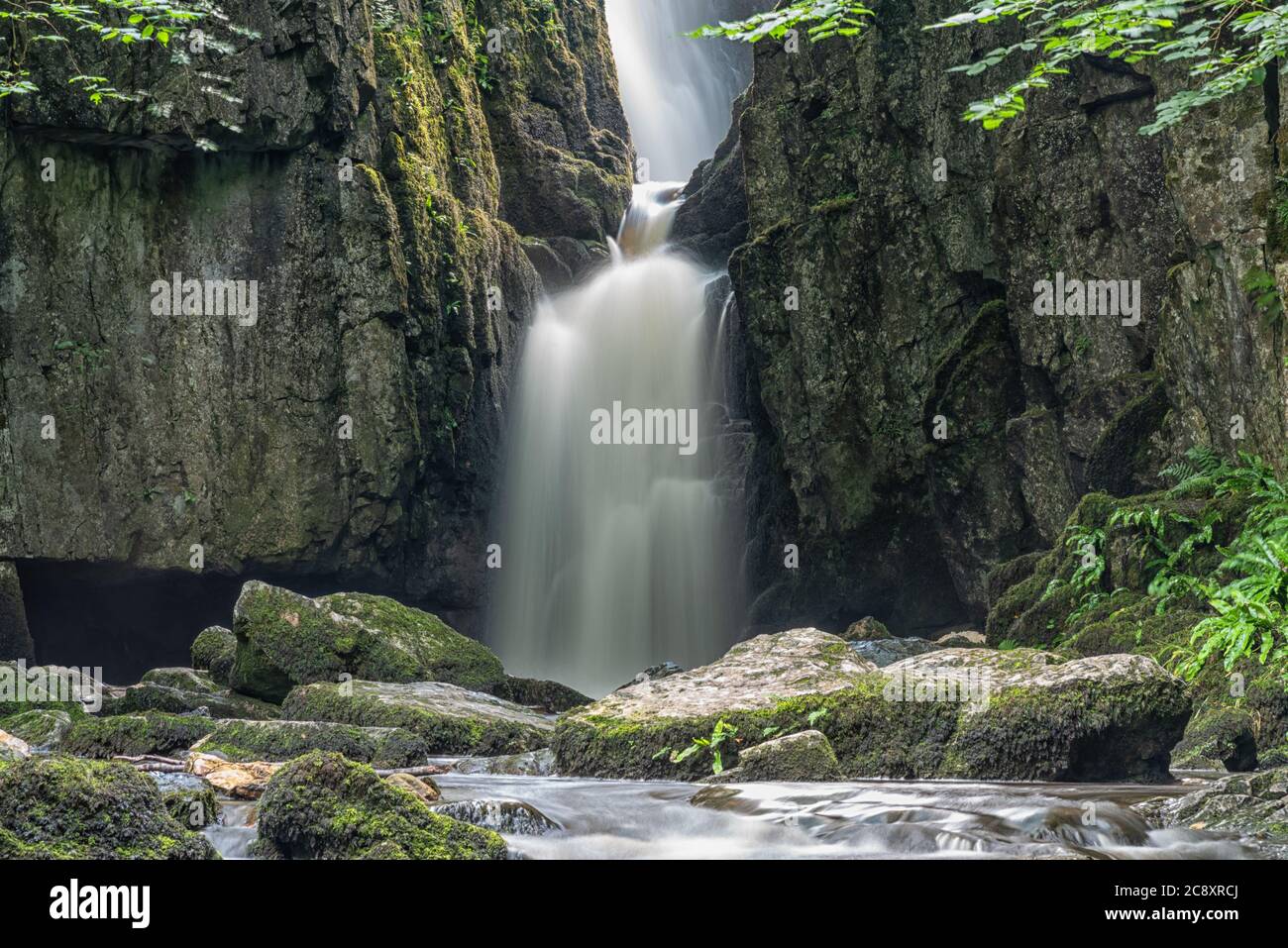 Catrigg Force waterfall in the Yorkshire Dales Stock Photo - Alamy