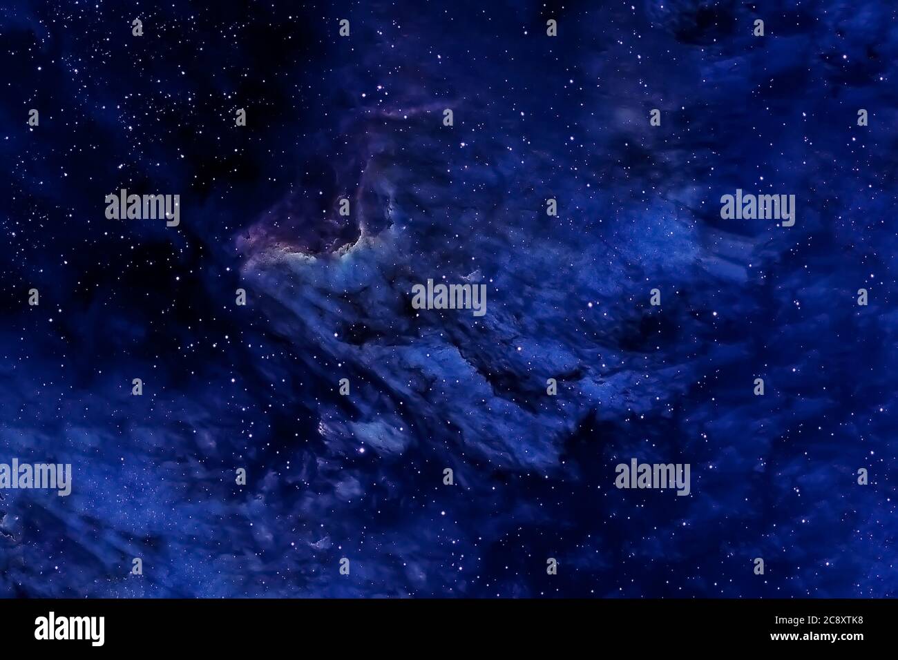 Blue beautiful galaxy. Elements of this image were furnished by NASA ...