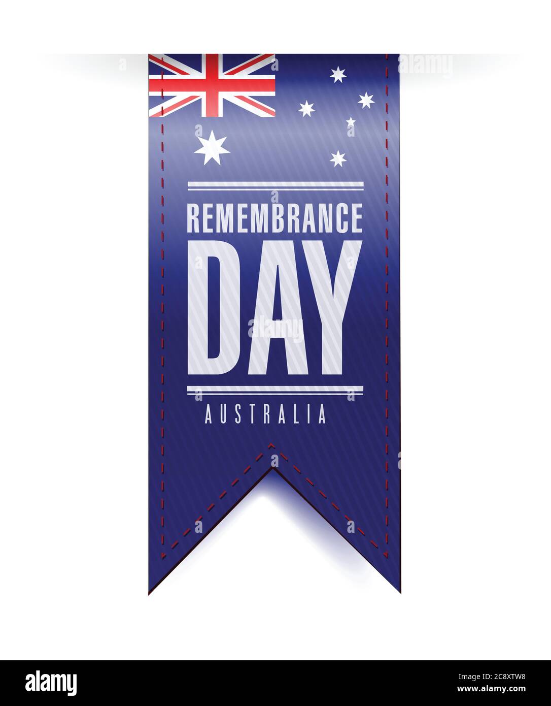 Australia remembrance day texture banner illustration design over a ...