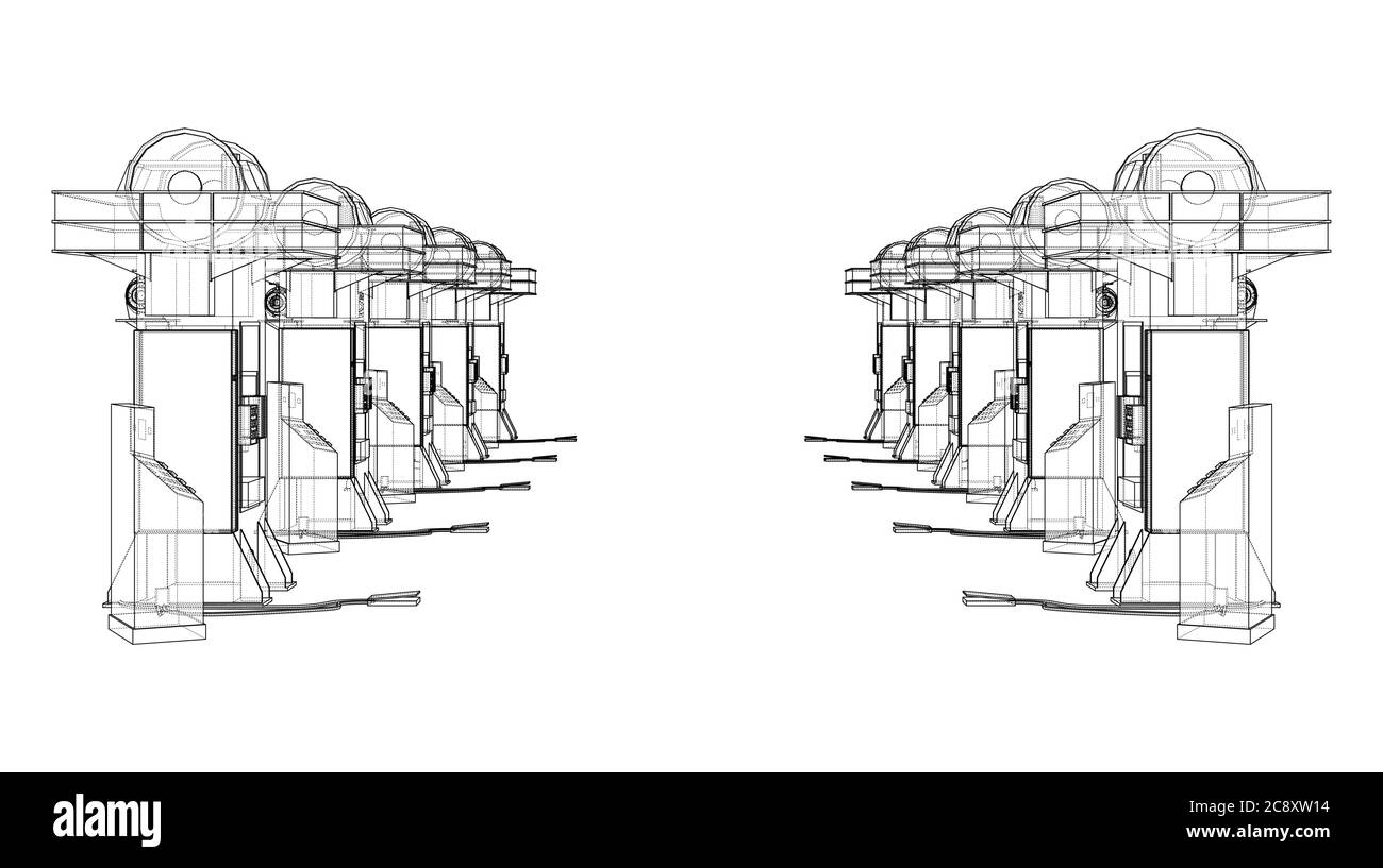 Friction screw press concept outline. Vector Stock Vector Image & Art ...
