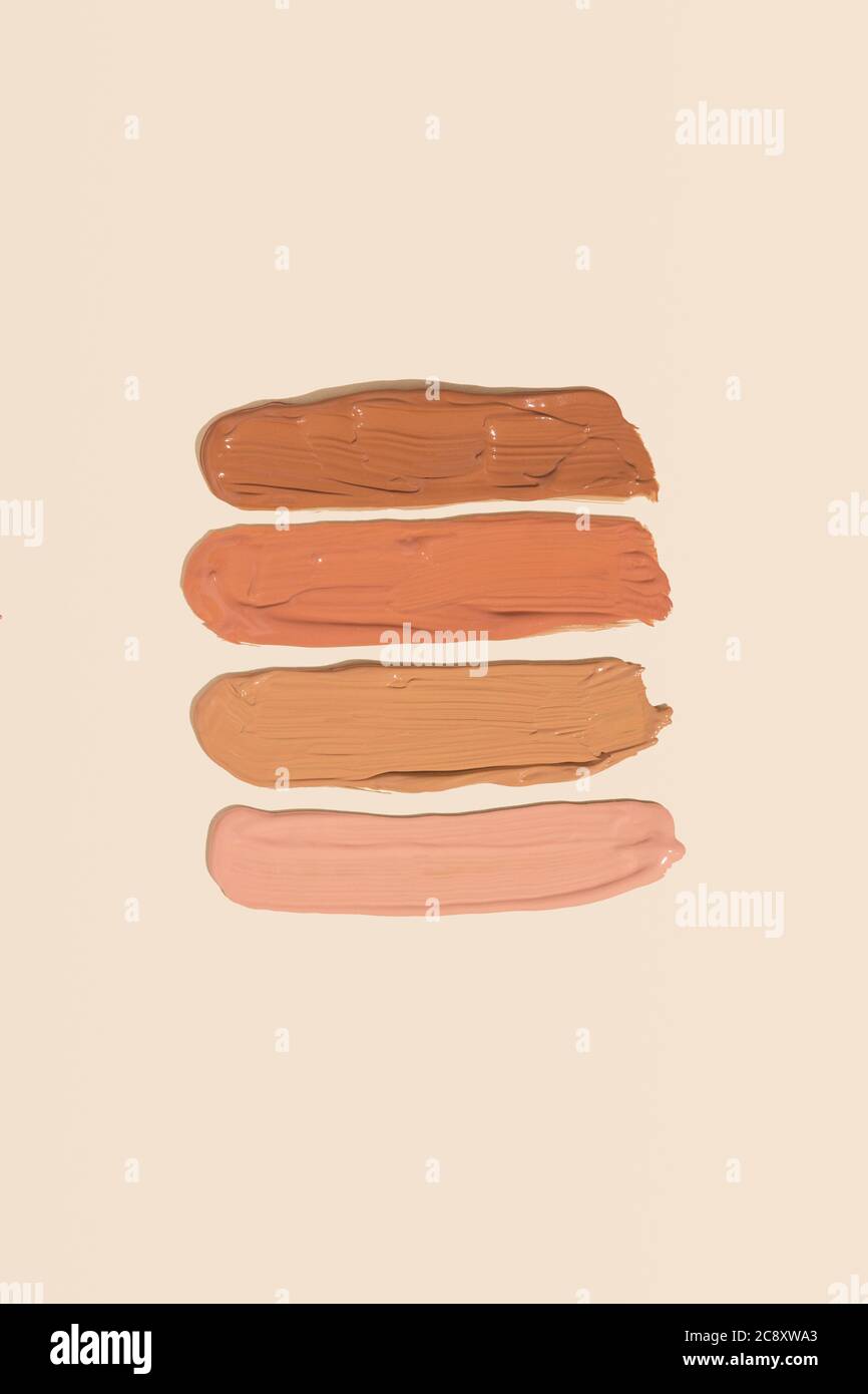 Foundation swatches hi-res stock photography and images - Alamy
