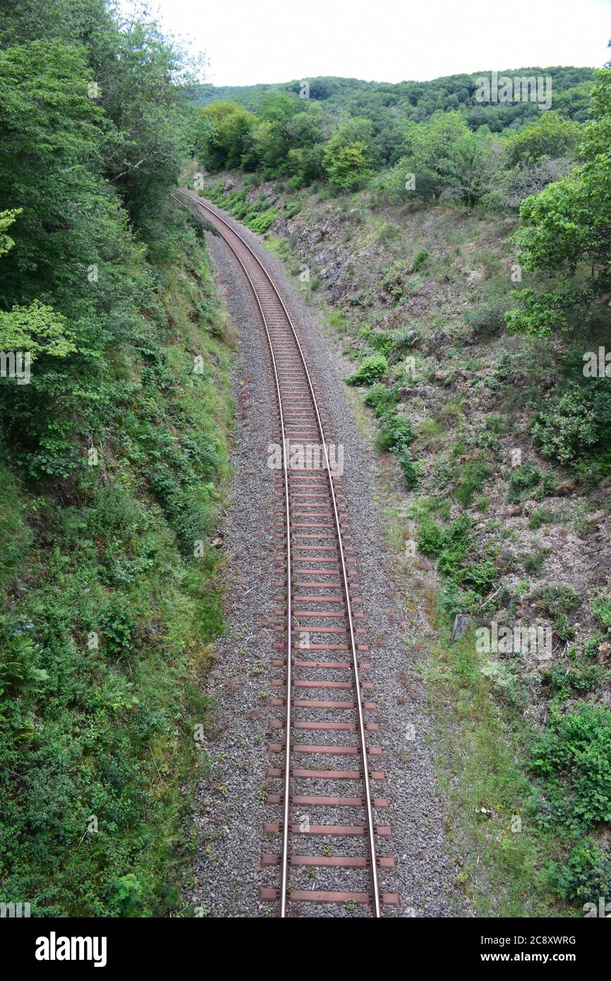 Curvy train tracks hi-res stock photography and images - Alamy