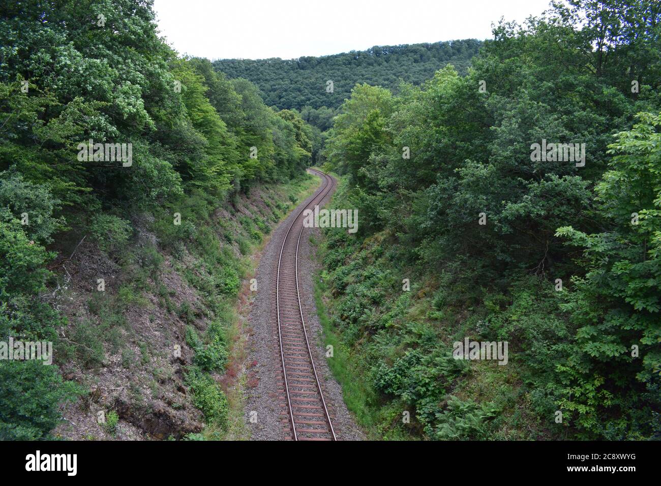 Curvy train tracks hi-res stock photography and images - Alamy