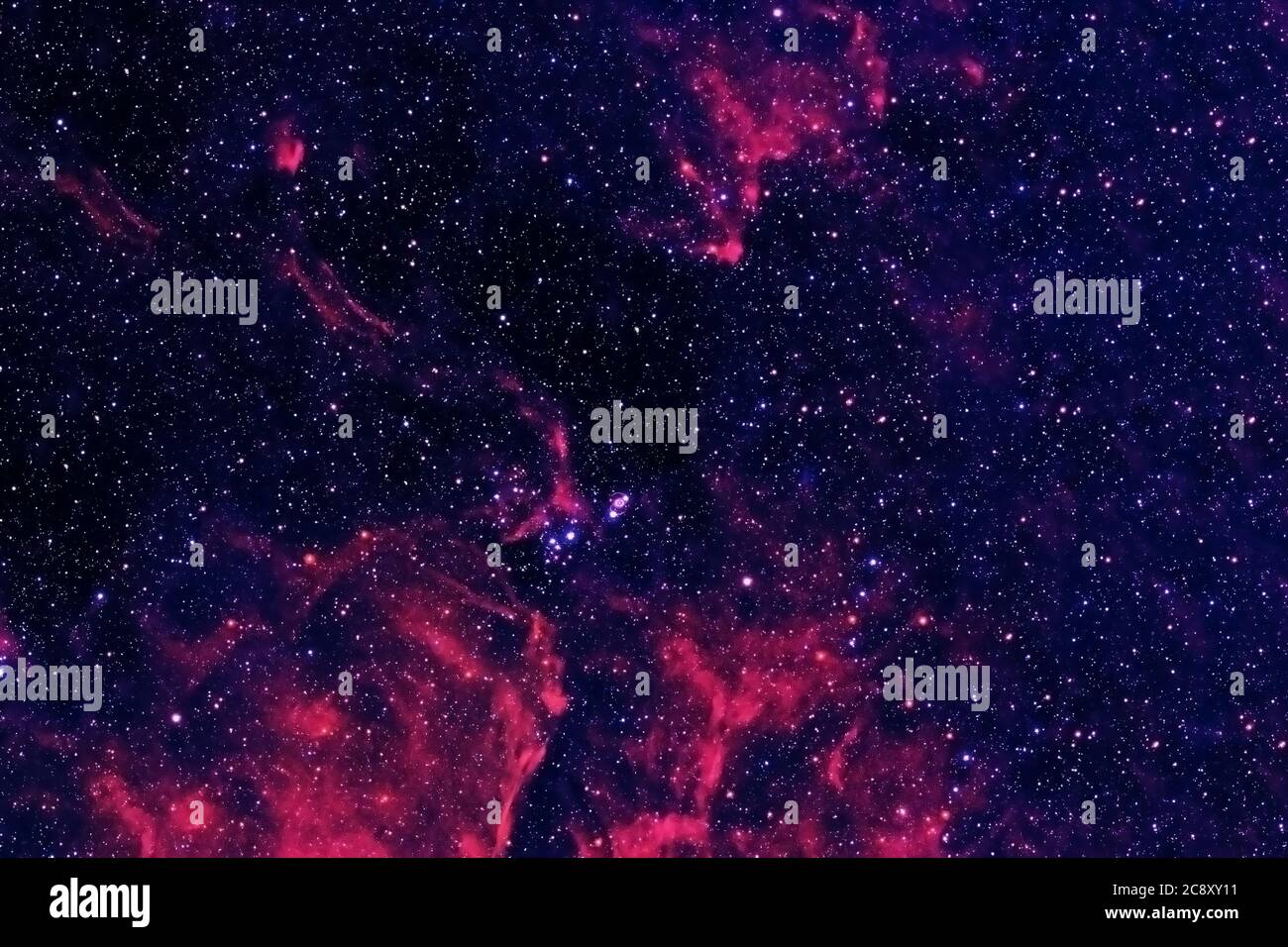 Bright red galaxy. Elements of this image were furnished by NASA Stock ...