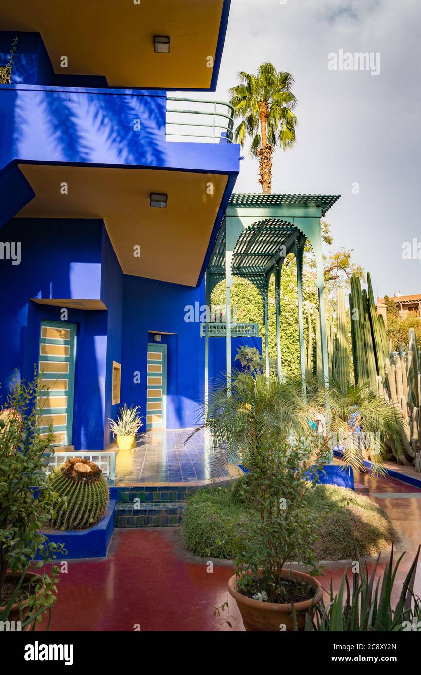 Yves Saint Laurent's memorial house – Majorelle Gardens in Marrakesh ...