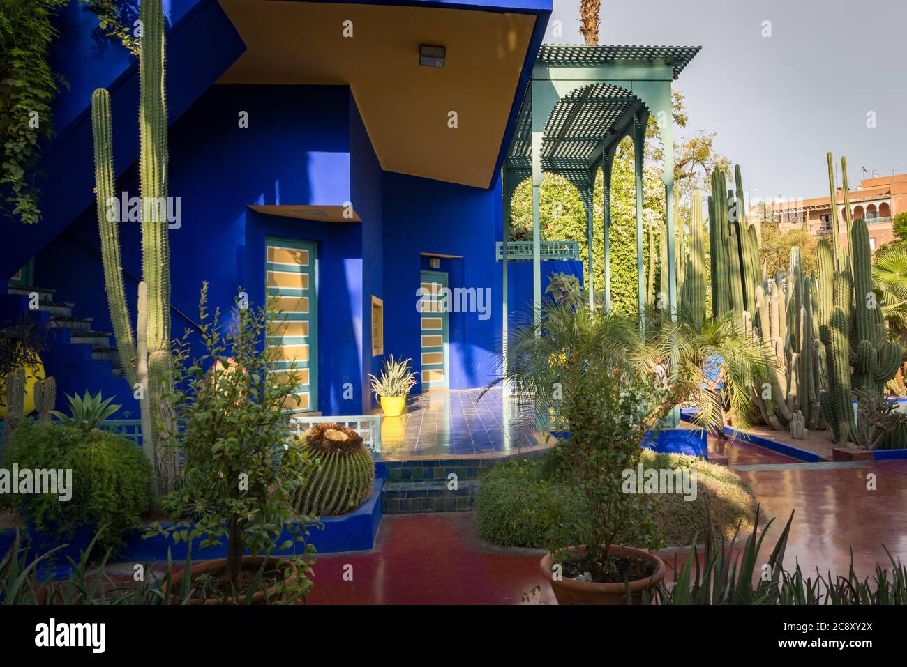 Yves Saint Laurent's memorial house – Majorelle Gardens in Marrakesh ...