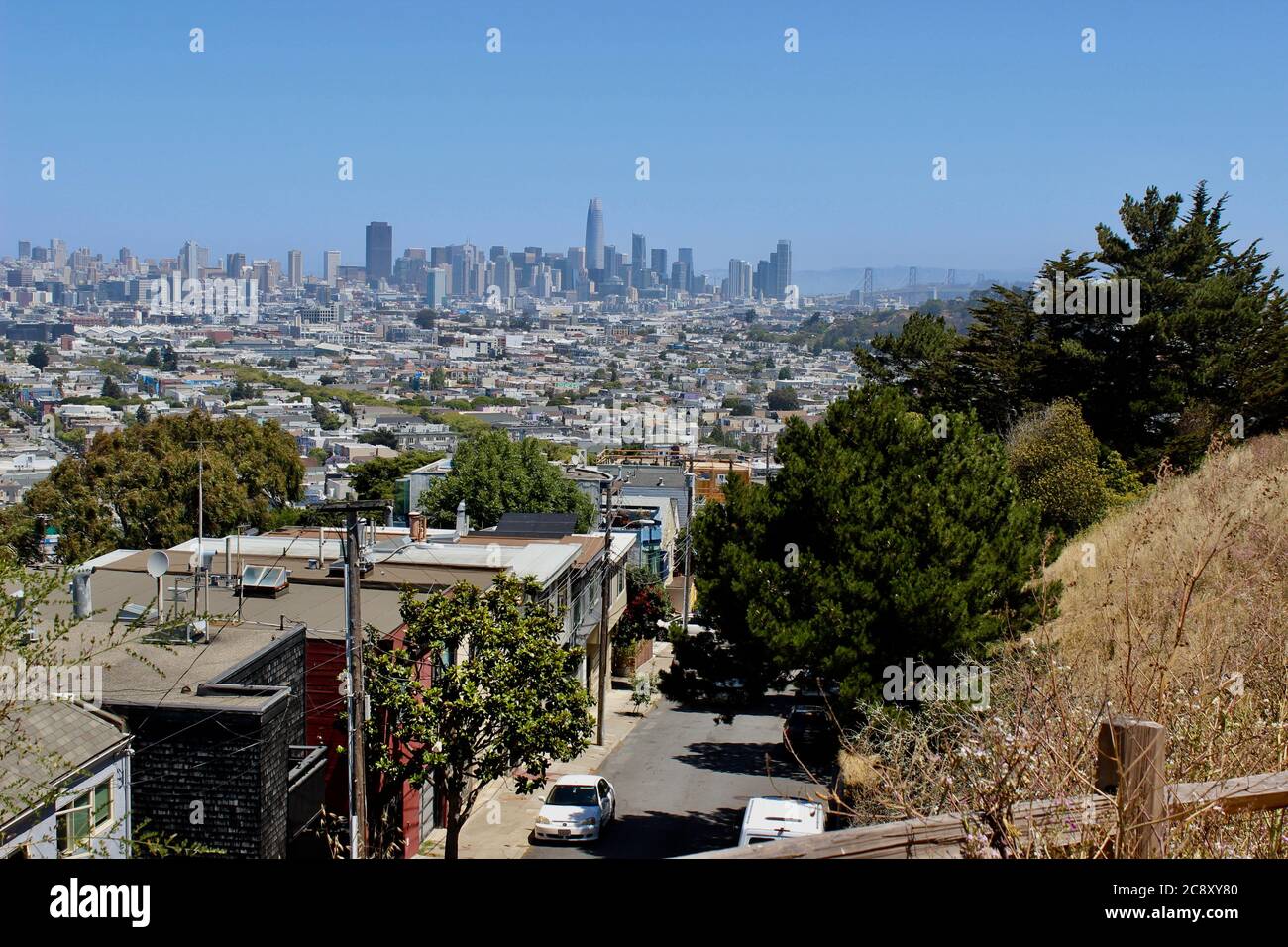 San francisco from bernal heights hi-res stock photography and images ...