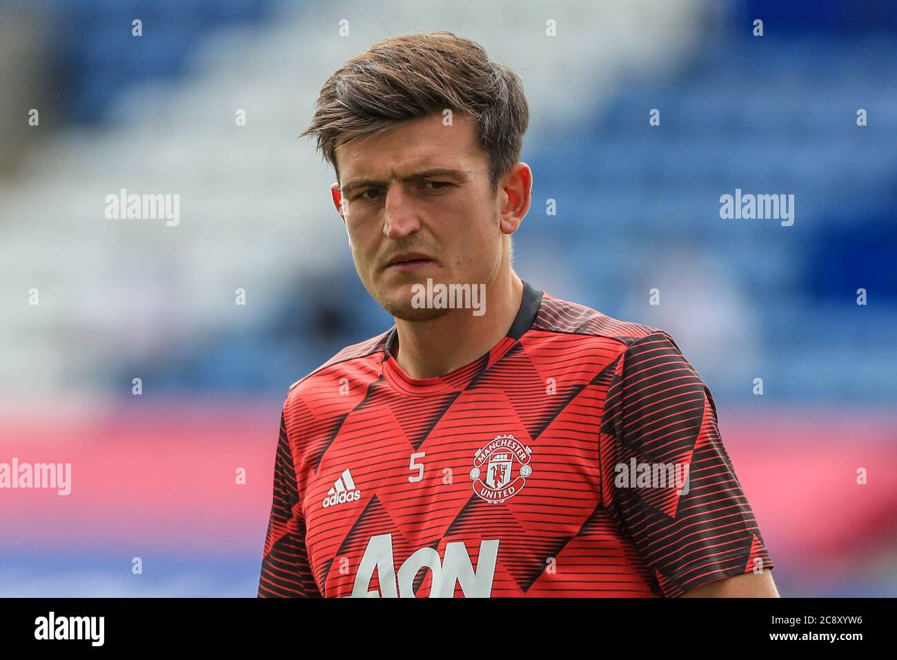 Harry Maguire (5) of Manchester United during warmup Stock Photo - Alamy