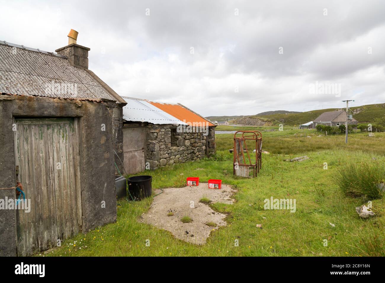 Old Croft House and Sheds, Callanish, Isle of Lewis, Western Isles ...