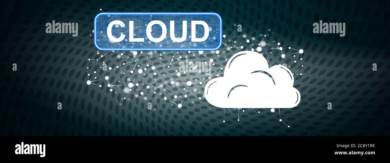 Illustration of a cloud concept Stock Photo - Alamy