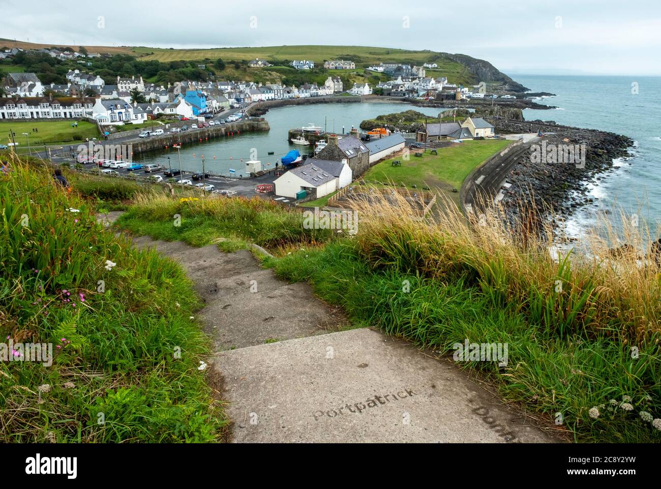 Portpatrick harbour, Dumfries & Galloway, Scotland Stock Photo - Alamy