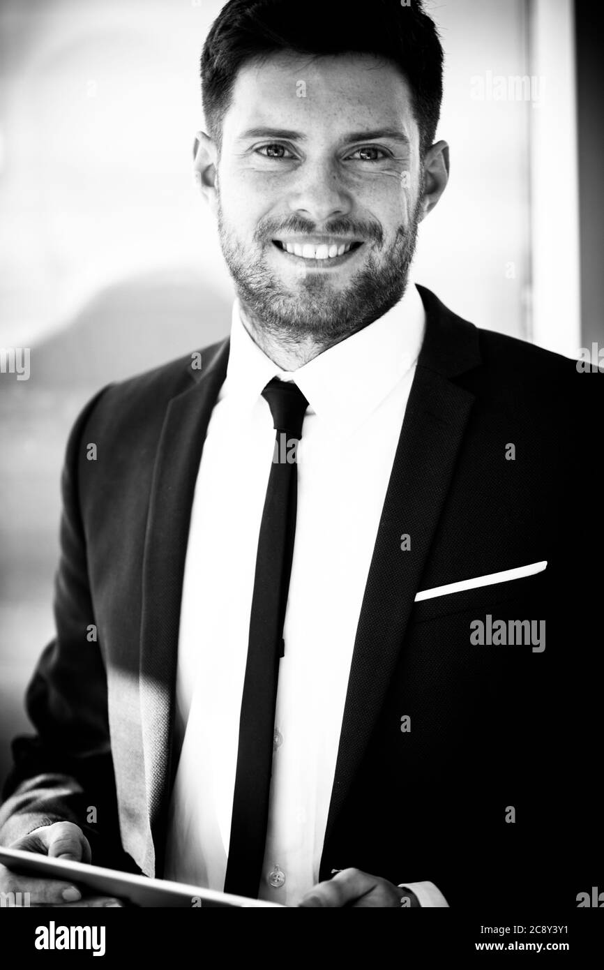 Wireless standing Black and White Stock Photos & Images - Alamy