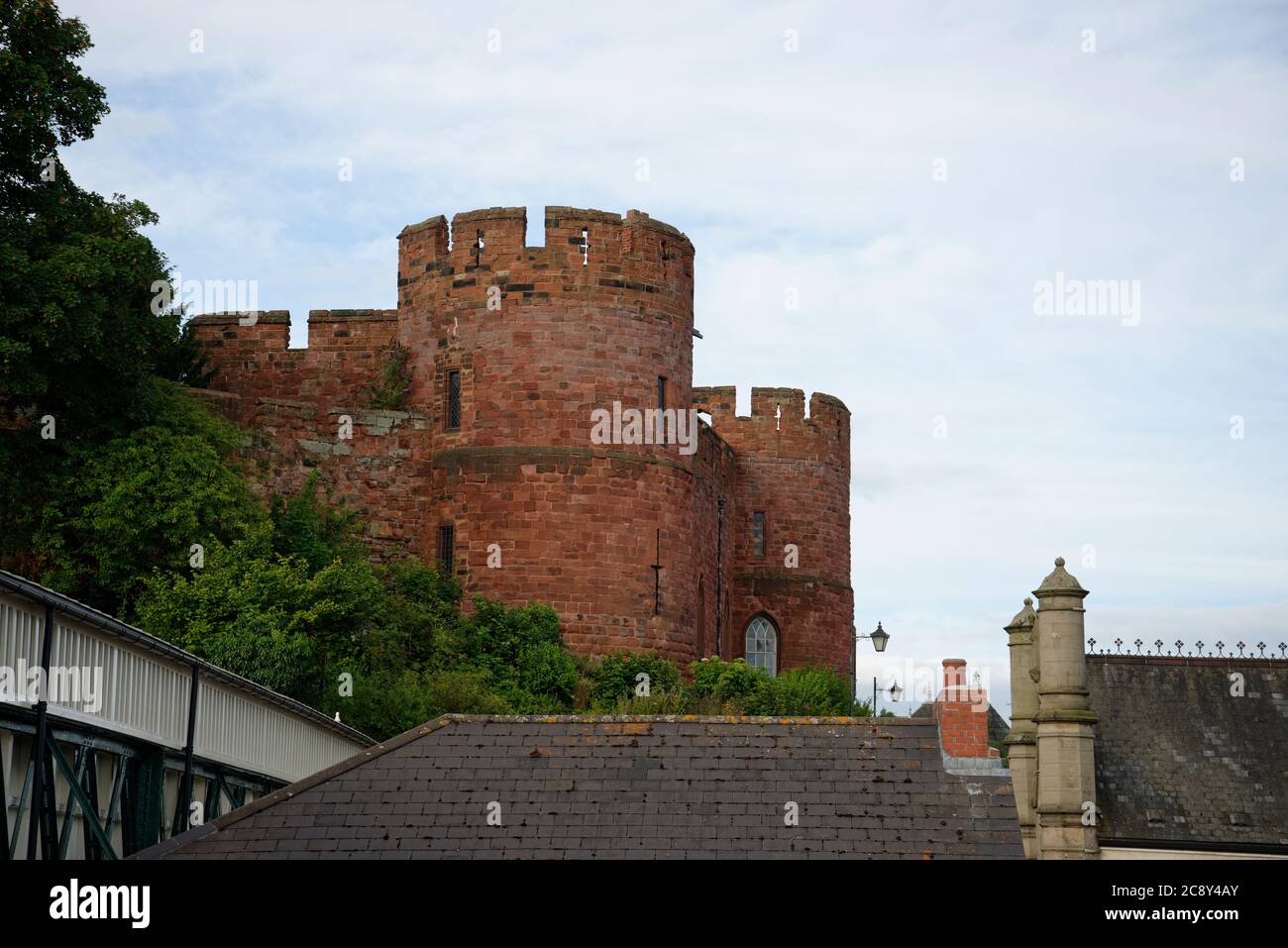 Red sandstone shrewsbury castle hi-res stock photography and images - Alamy