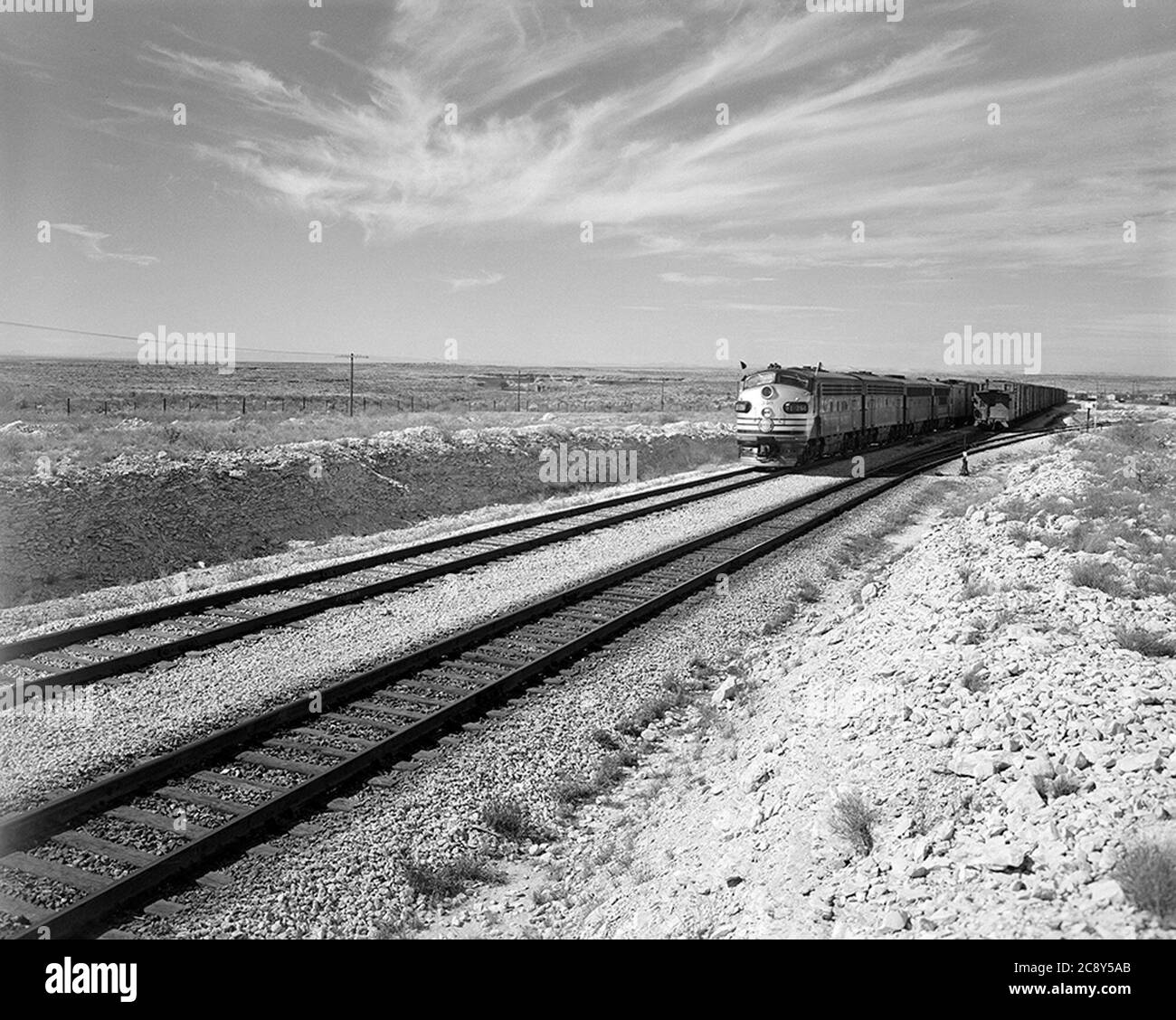 Silver spike railroad hi-res stock photography and images - Alamy