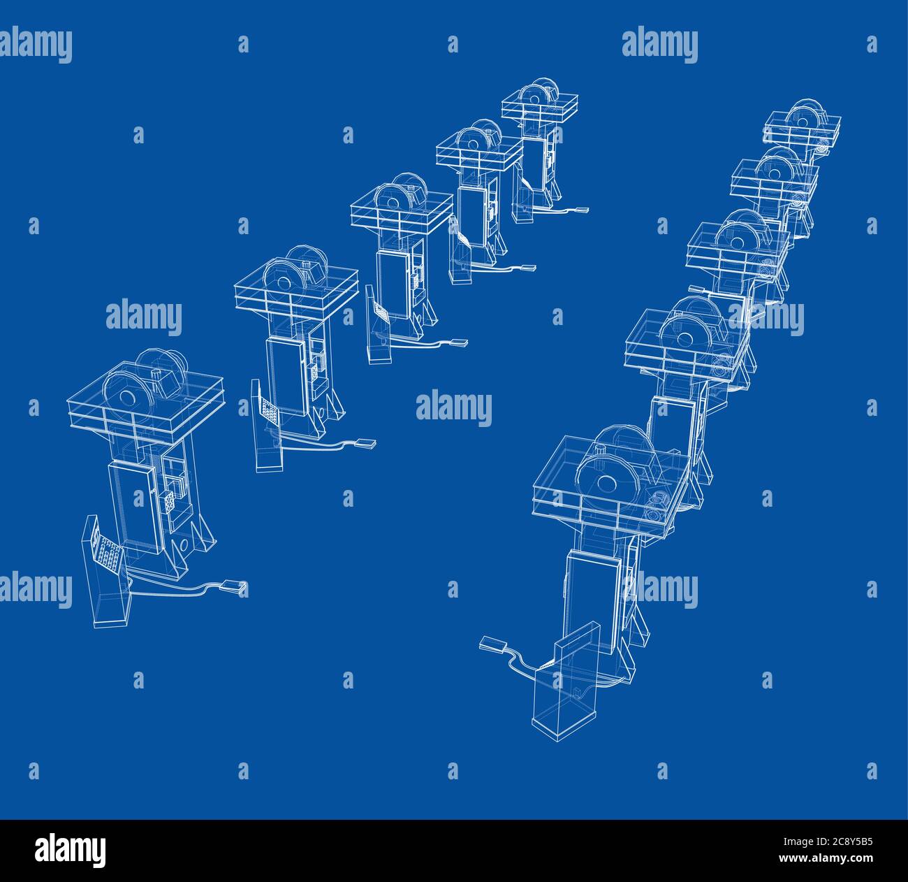 Friction screw press concept outline. Vector Stock Vector Image & Art ...